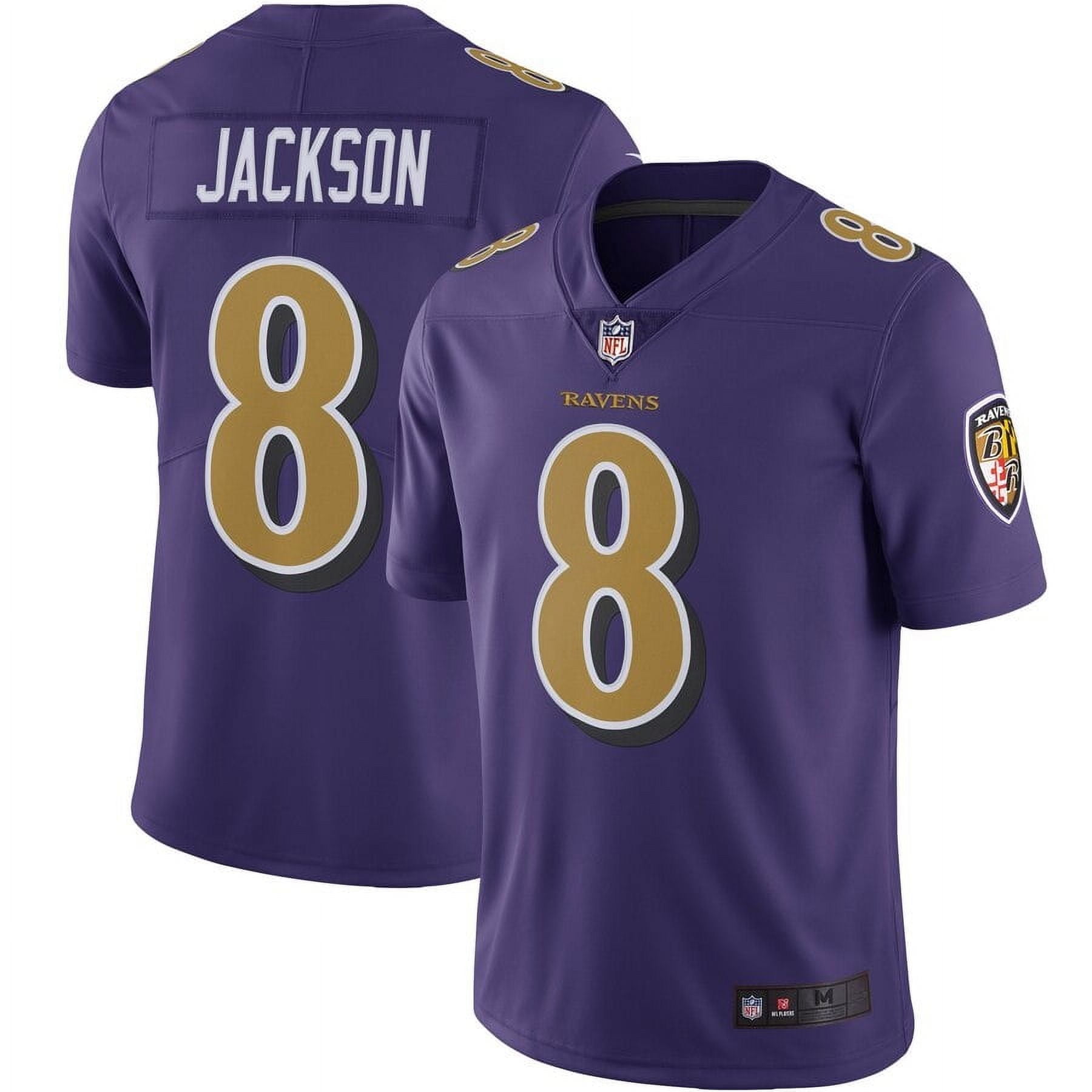 Men's Jersey 2023 Baltimore_Ravens #8 Lamar Jackson Purple Limited ...