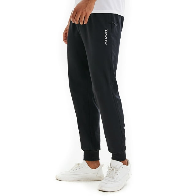 YAWHO Elastic Waistband Pockets Polyester, Sweatpants (Men's) - Walmart.com