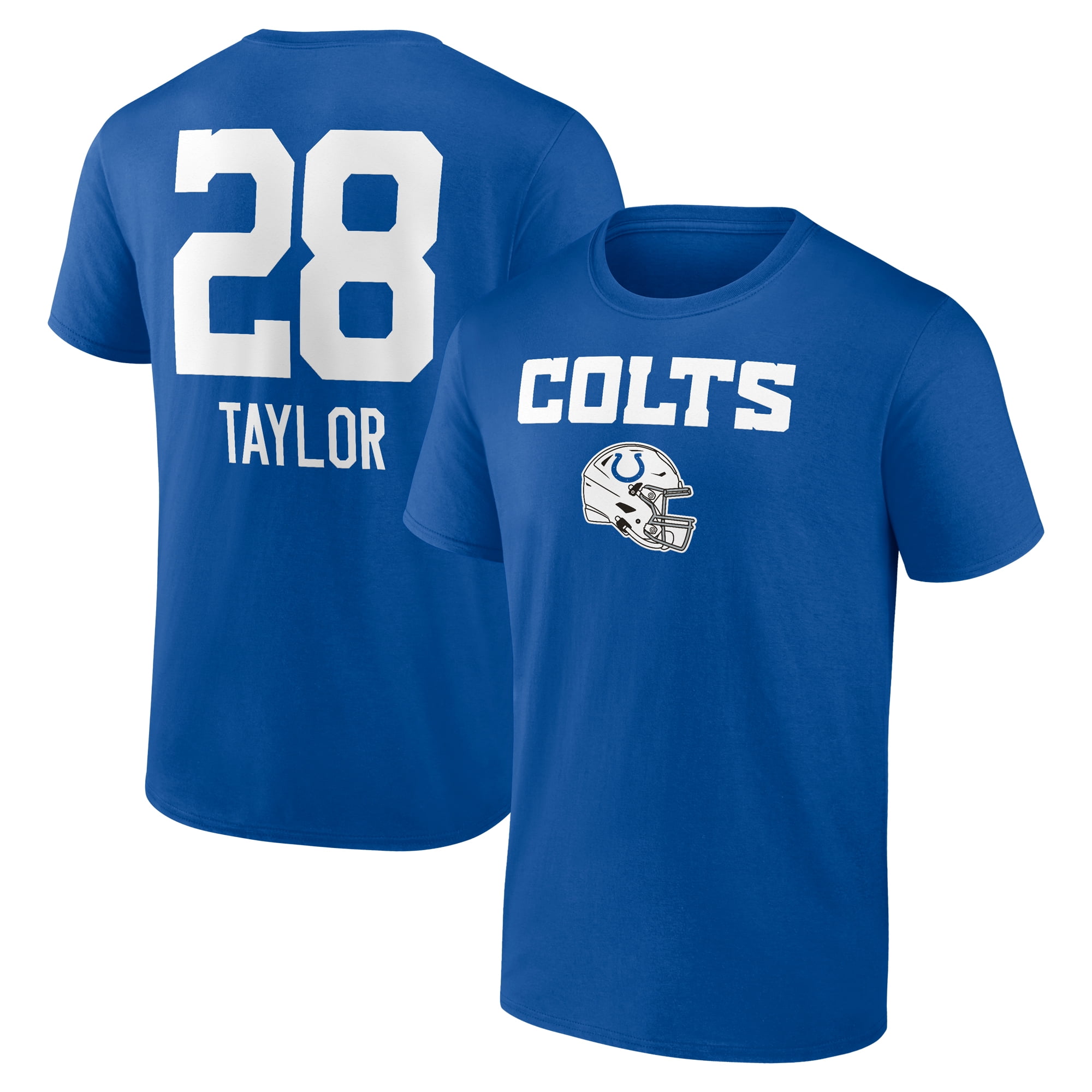 Men's Jonathan Taylor Royal Indianapolis Colts Team Wordmark Player ...