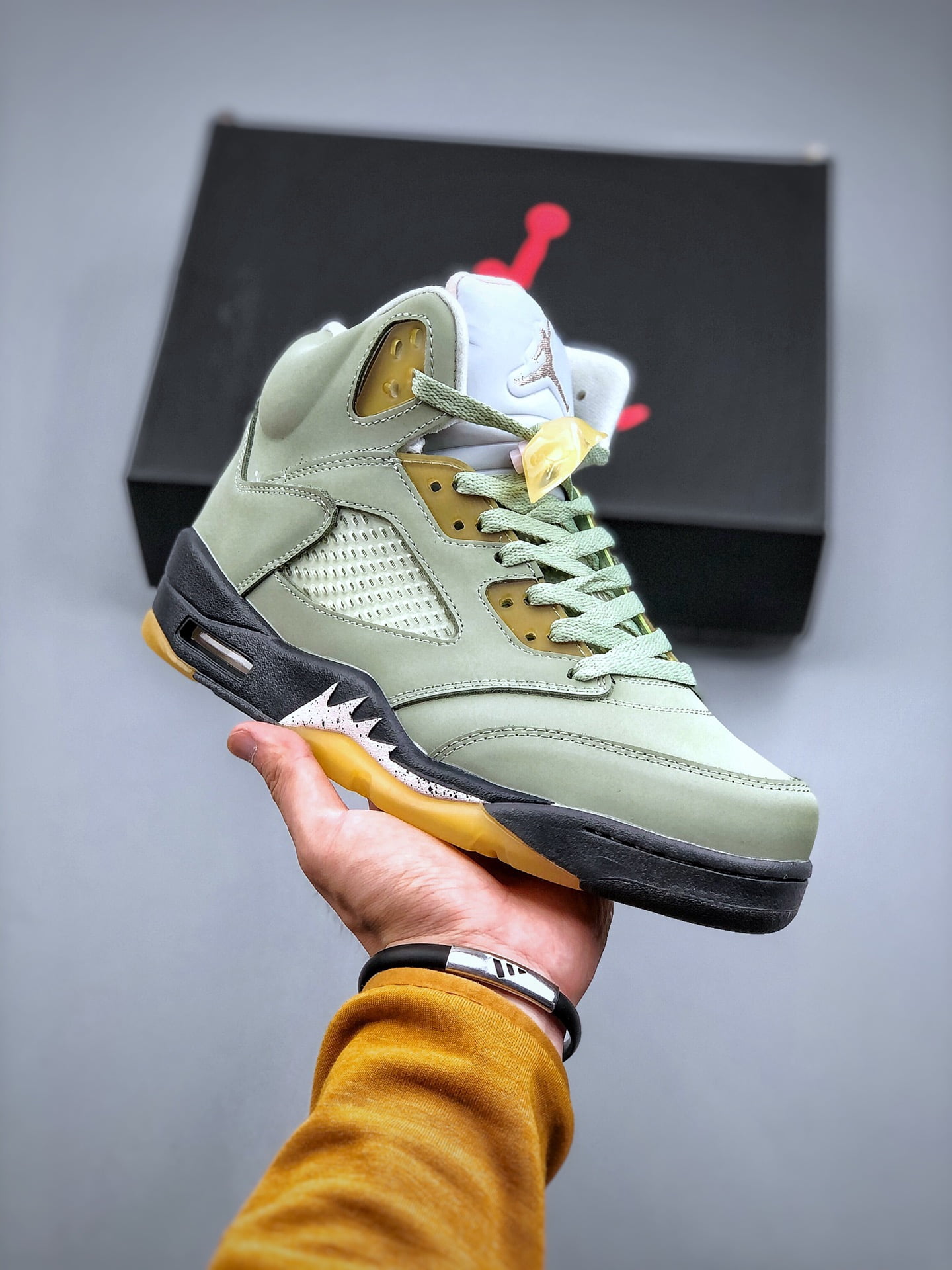 Men's Jordаn 5 Retro "Jade Horizon" Jade Horizon/Desert Sand (DC7501 ...