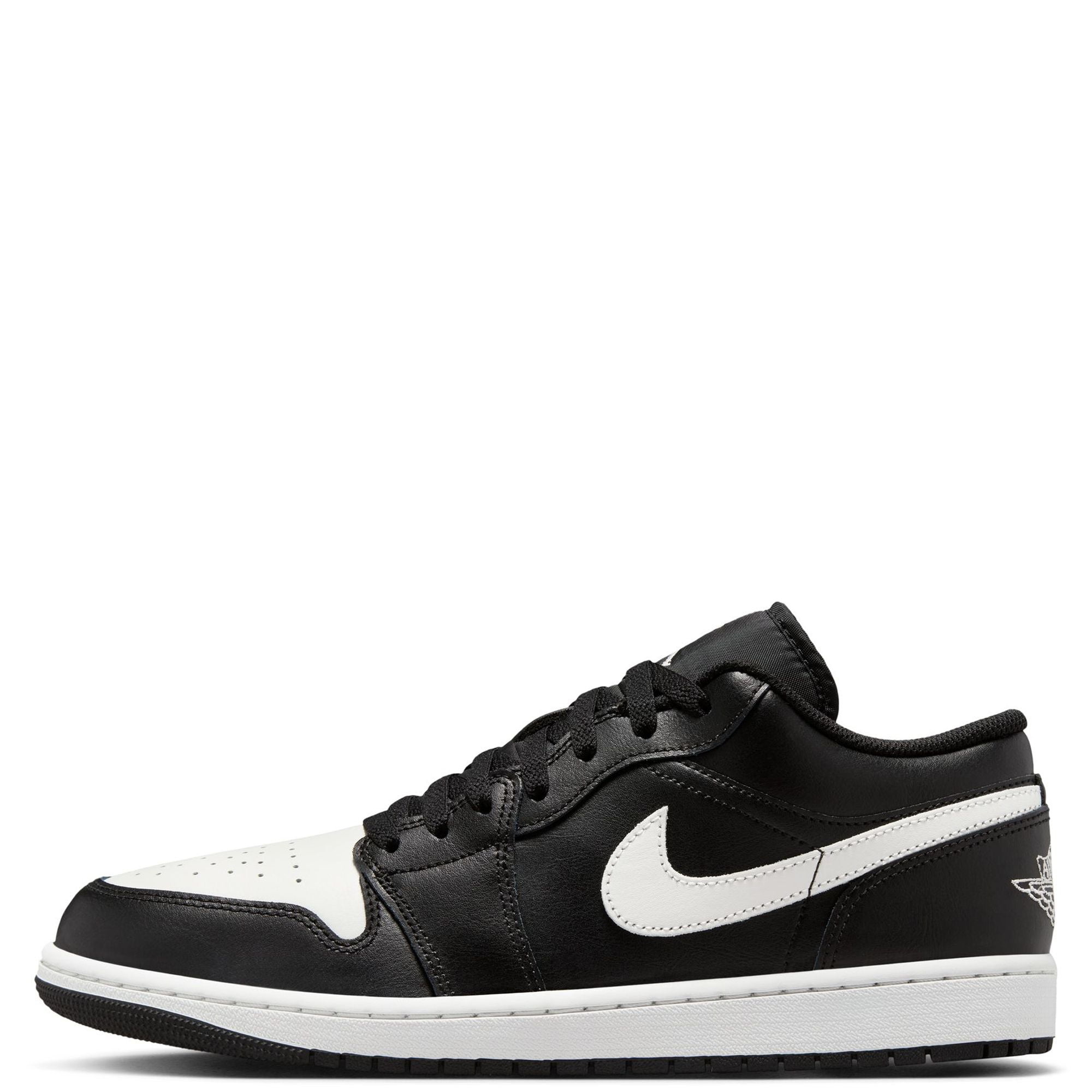 Men's Jordan 1 Low Black/Summit White (553558 043) - 11 - Walmart.com