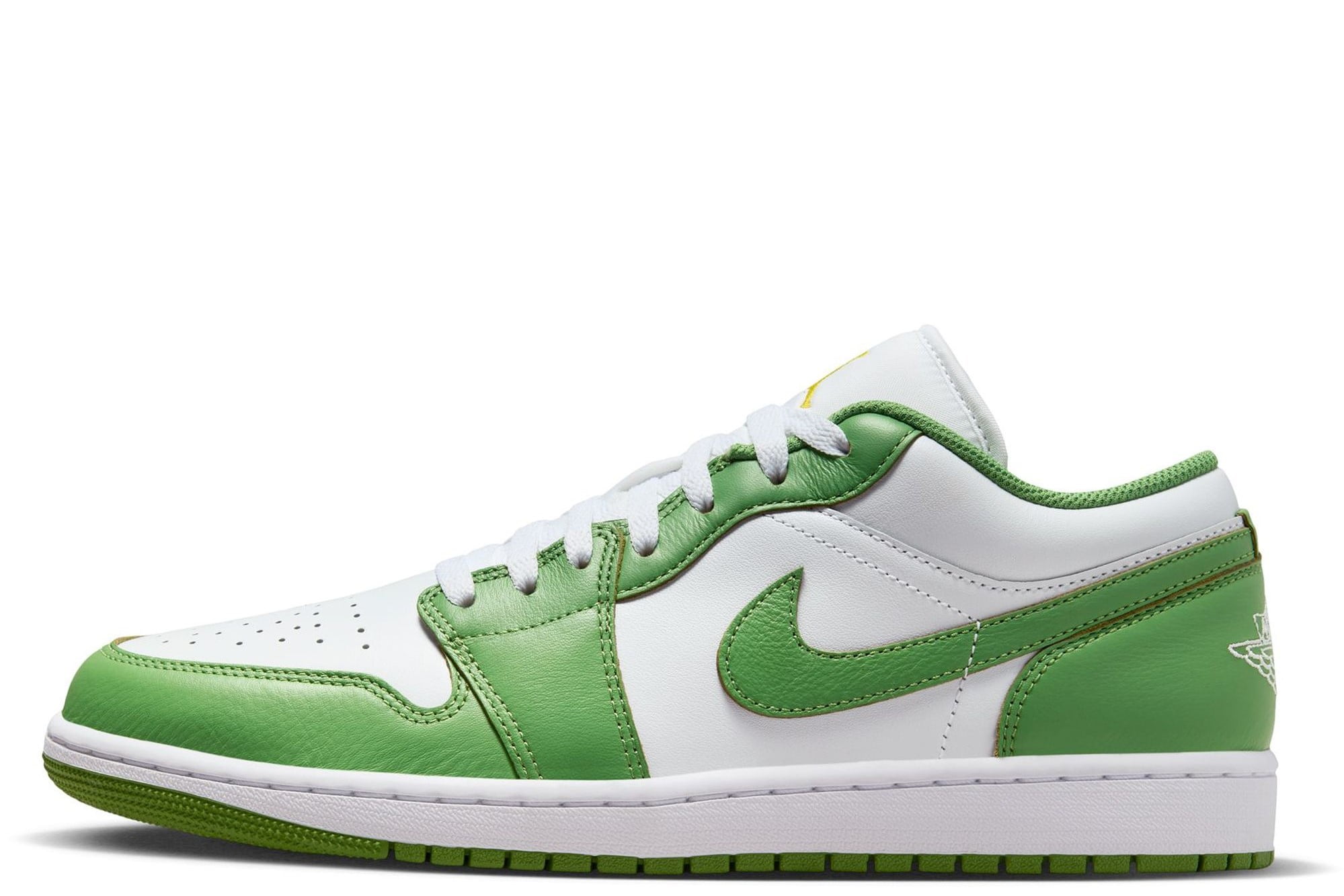 Men's Jordan 1 Low SE White/Chlorophyll-Lightening (HF4823 100) - 9 ...