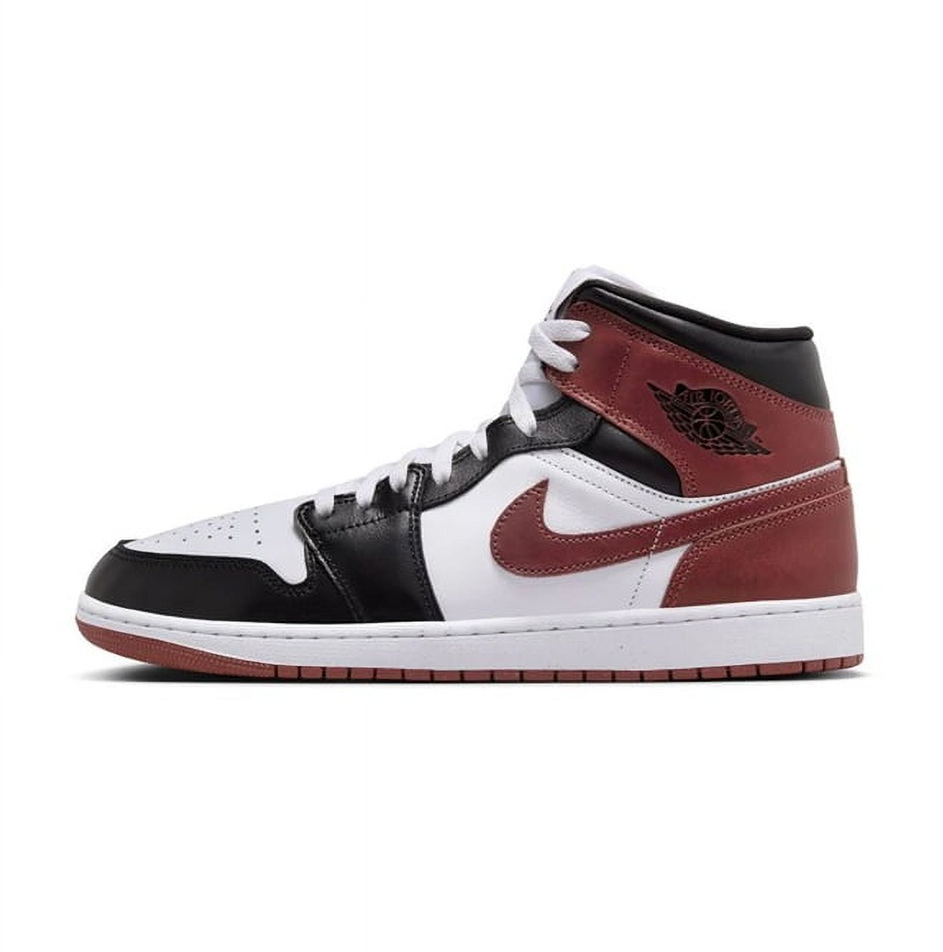 Men's Jordan 1 Mid SE White/Dark Pony-Black (HF3216 102) - 13 - Walmart.com