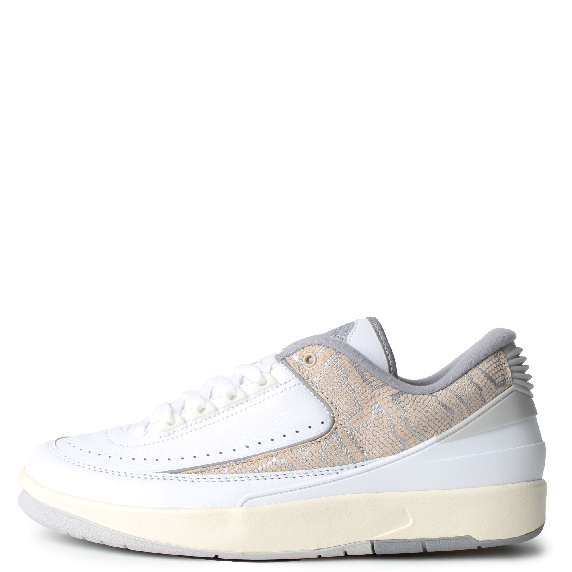 Men's Jordan 2 Retro Low "Python" White/Cement Grey-Sanddrift (DV9956 ...