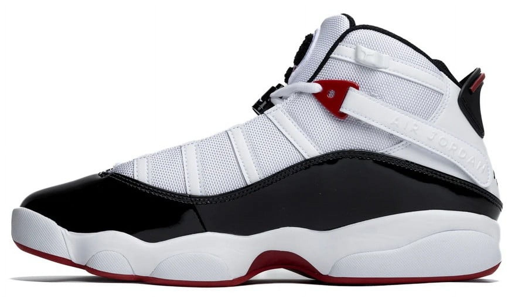 Men's Jordan 6 Rings White/Black-Varsity Red (322992 164 - 9.5 ...