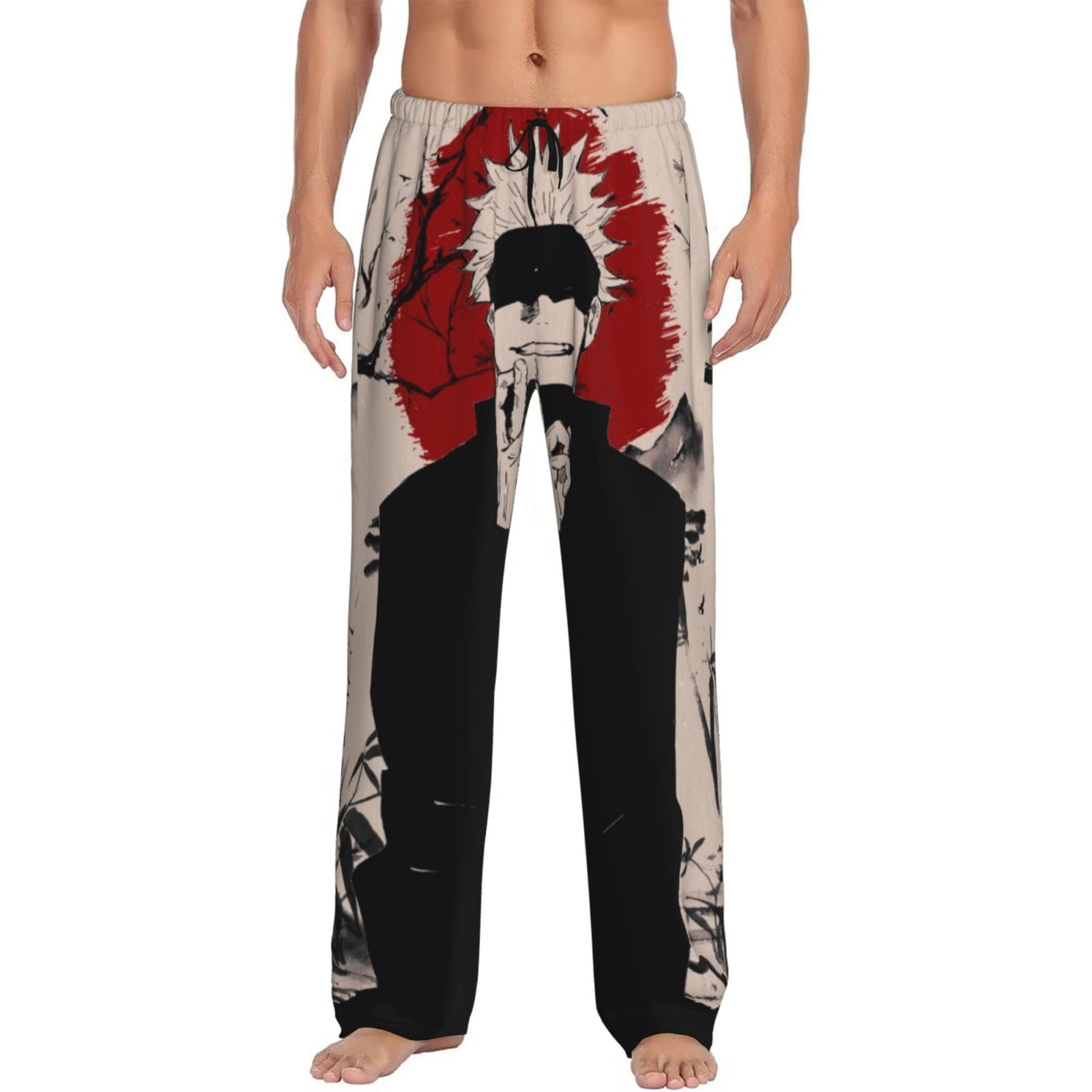 Men's Jujutsu Kaisen Gojo Pajama Pants Lounge Sleepwear PJ Bottoms with ...