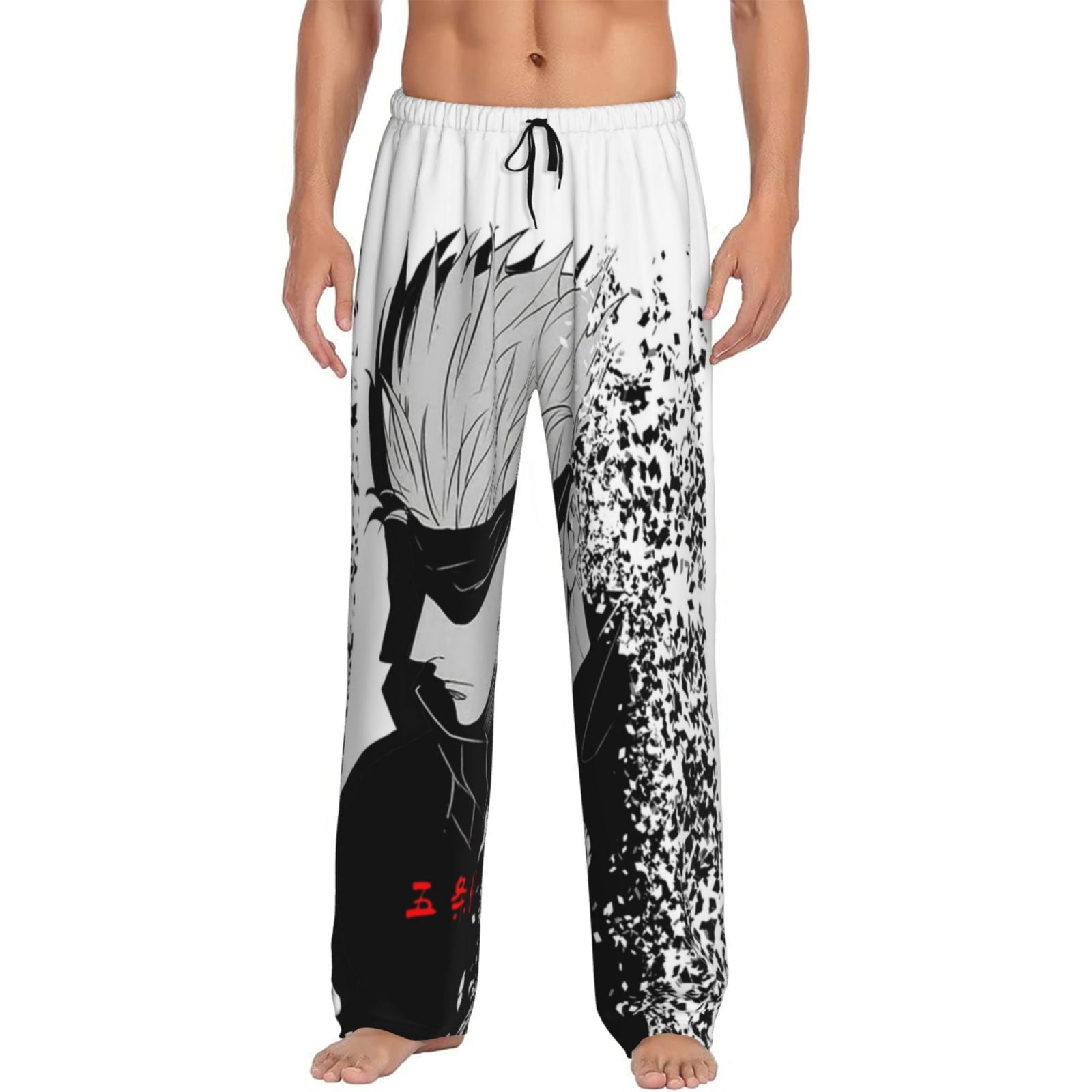 Men's Jujutsu Kaisen Gojo Pajama Pants Lounge Sleepwear PJ Bottoms with ...
