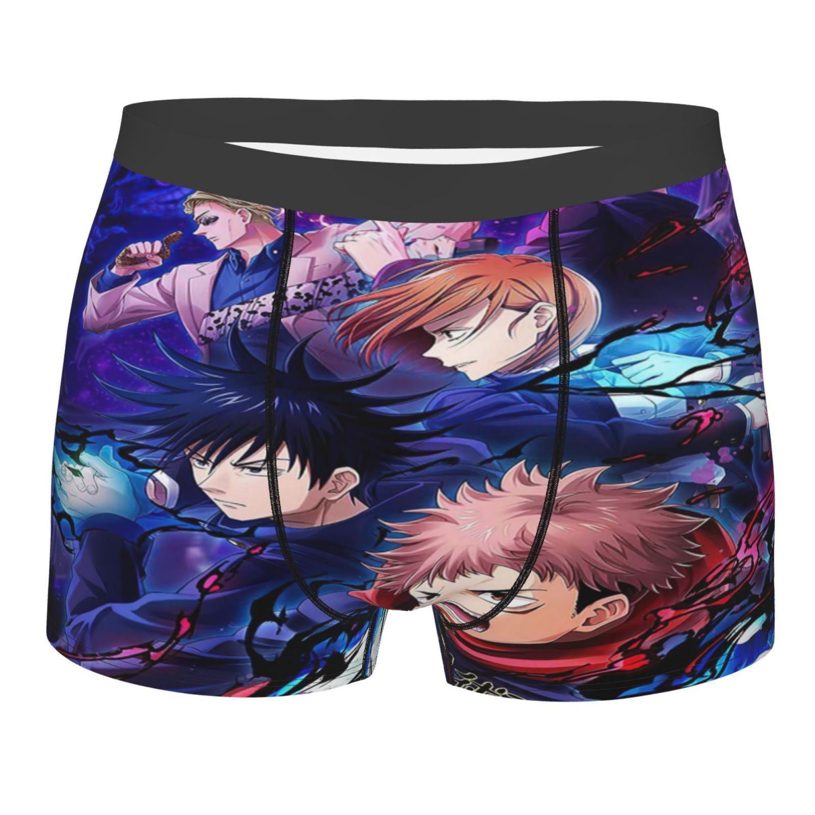 Men's Jujutsu Kaisen Underwear Boxer Briefs Cartoon ComfortSoft Boxer ...