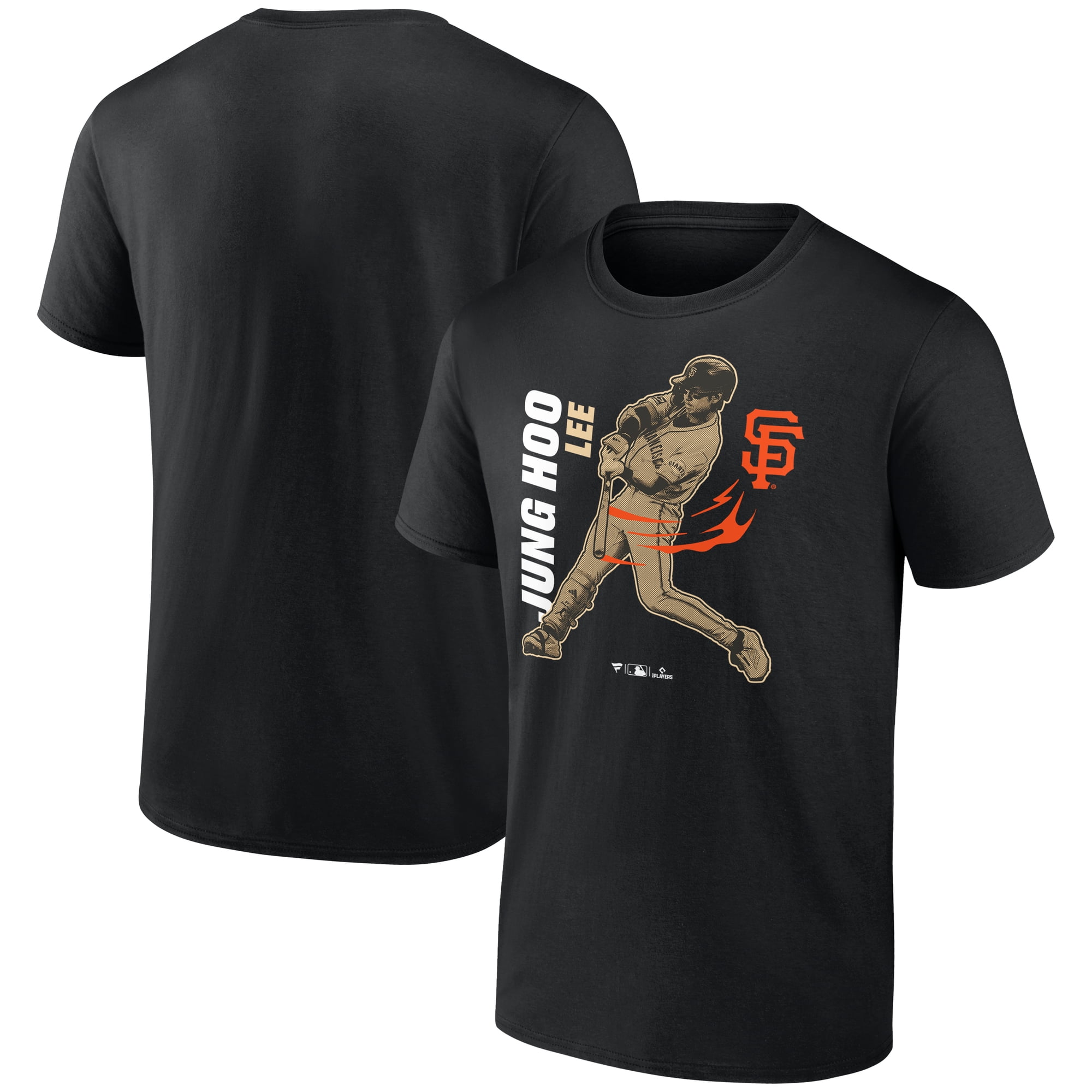 Men's Jung Hoo Lee Black San Francisco Giants Player Graphic T-Shirt ...