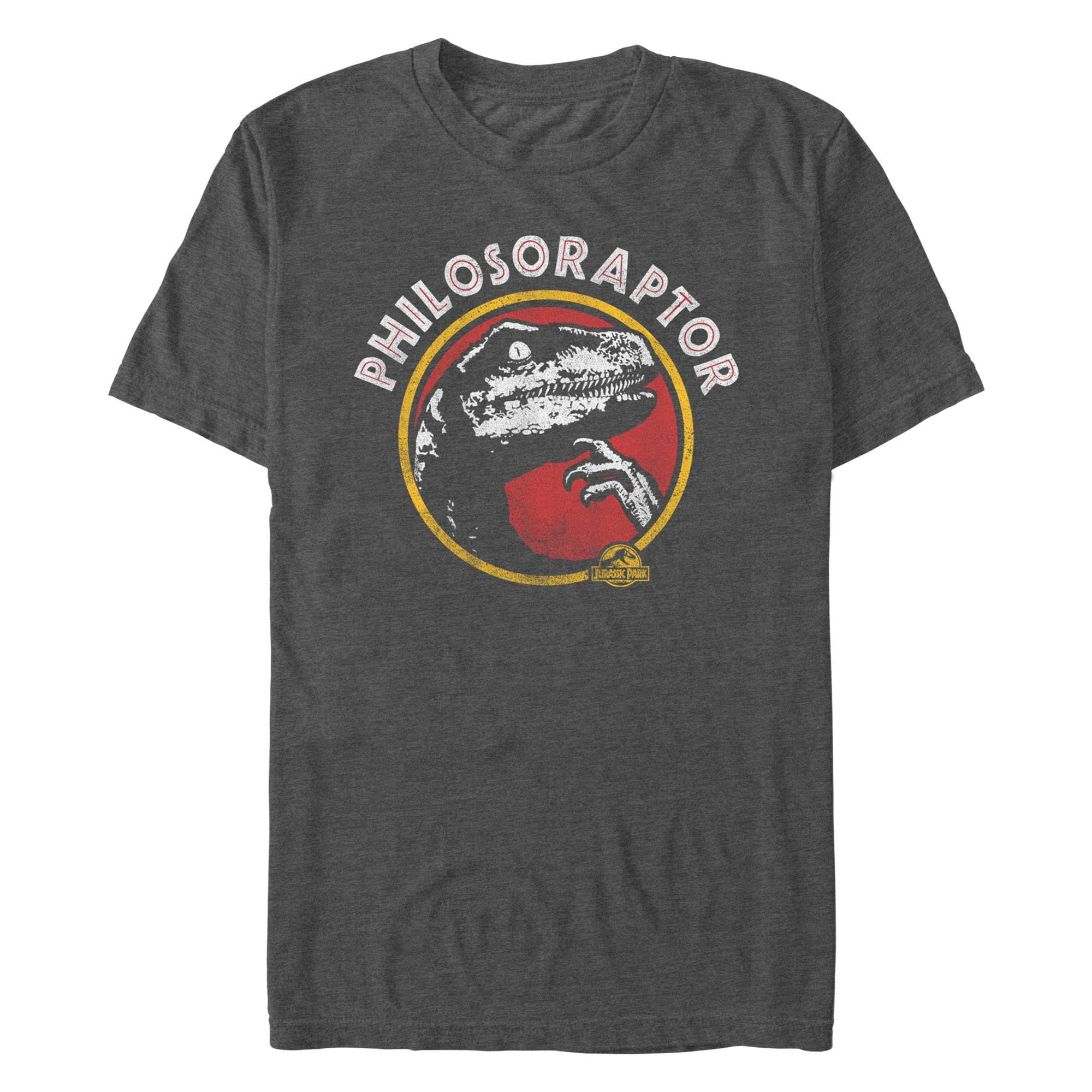 Men's Jurassic Park Deep Thinker Philosoraptor Dinosaur Graphic Tee ...