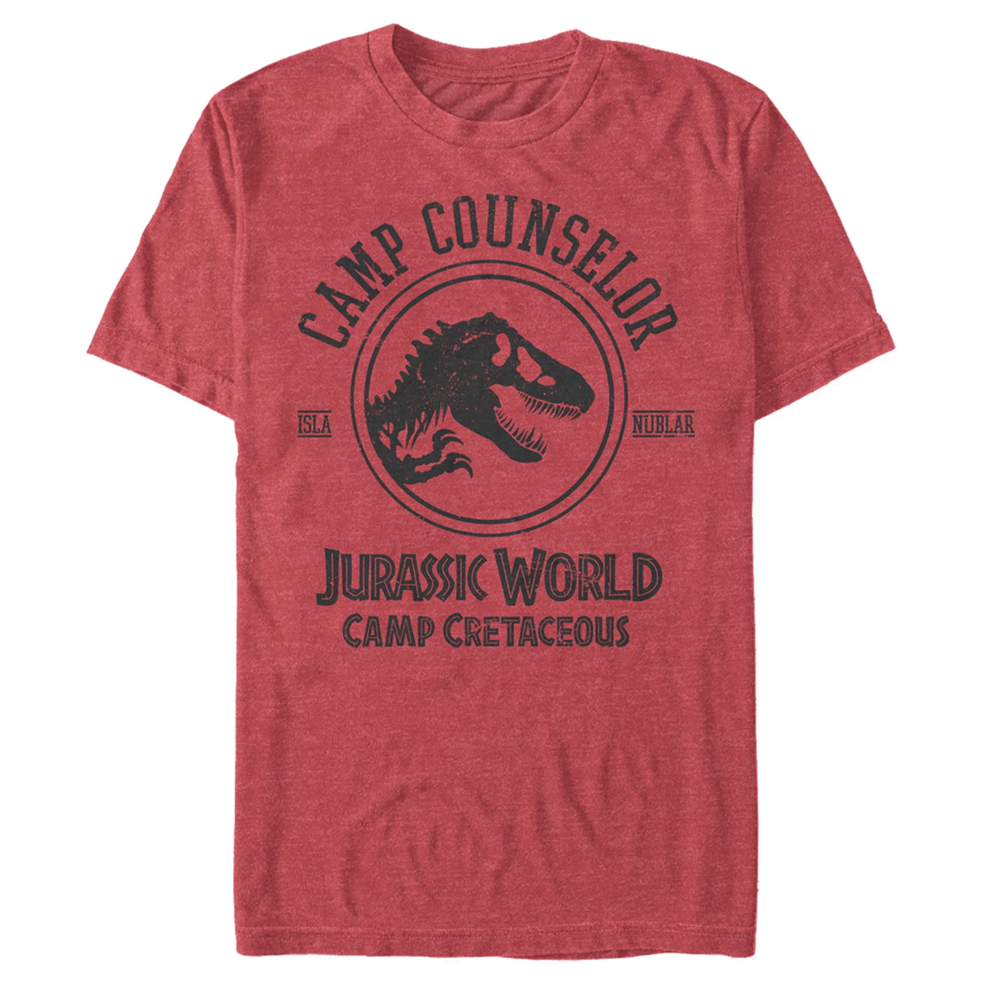 Men's Jurassic World: Camp Cretaceous Camp Counselor Logo Graphic Tee ...