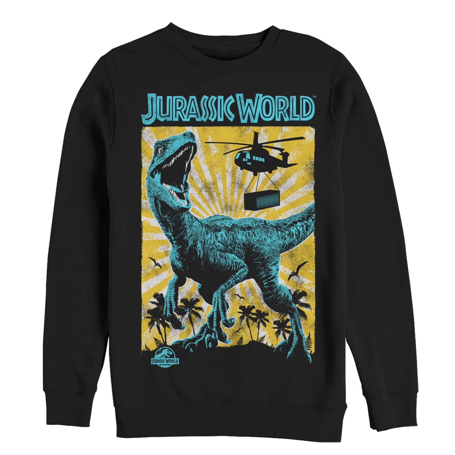 Men's Jurassic World: Fallen Kingdom Helicopter Capture Sweatshirt ...