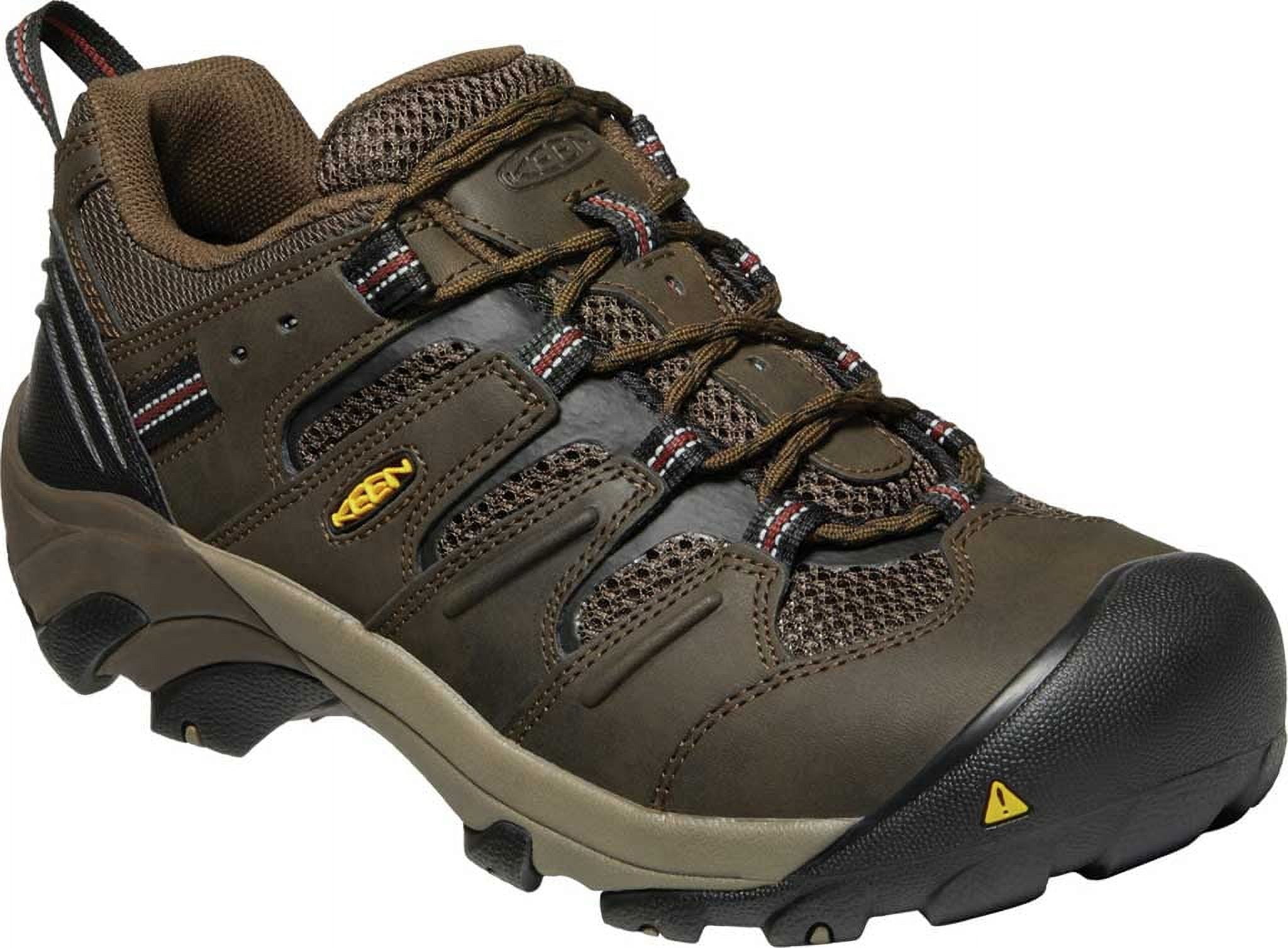 Men's KEEN Utility Lansing Low Steel Toe Work Shoe Cascade Brown/Fired ...