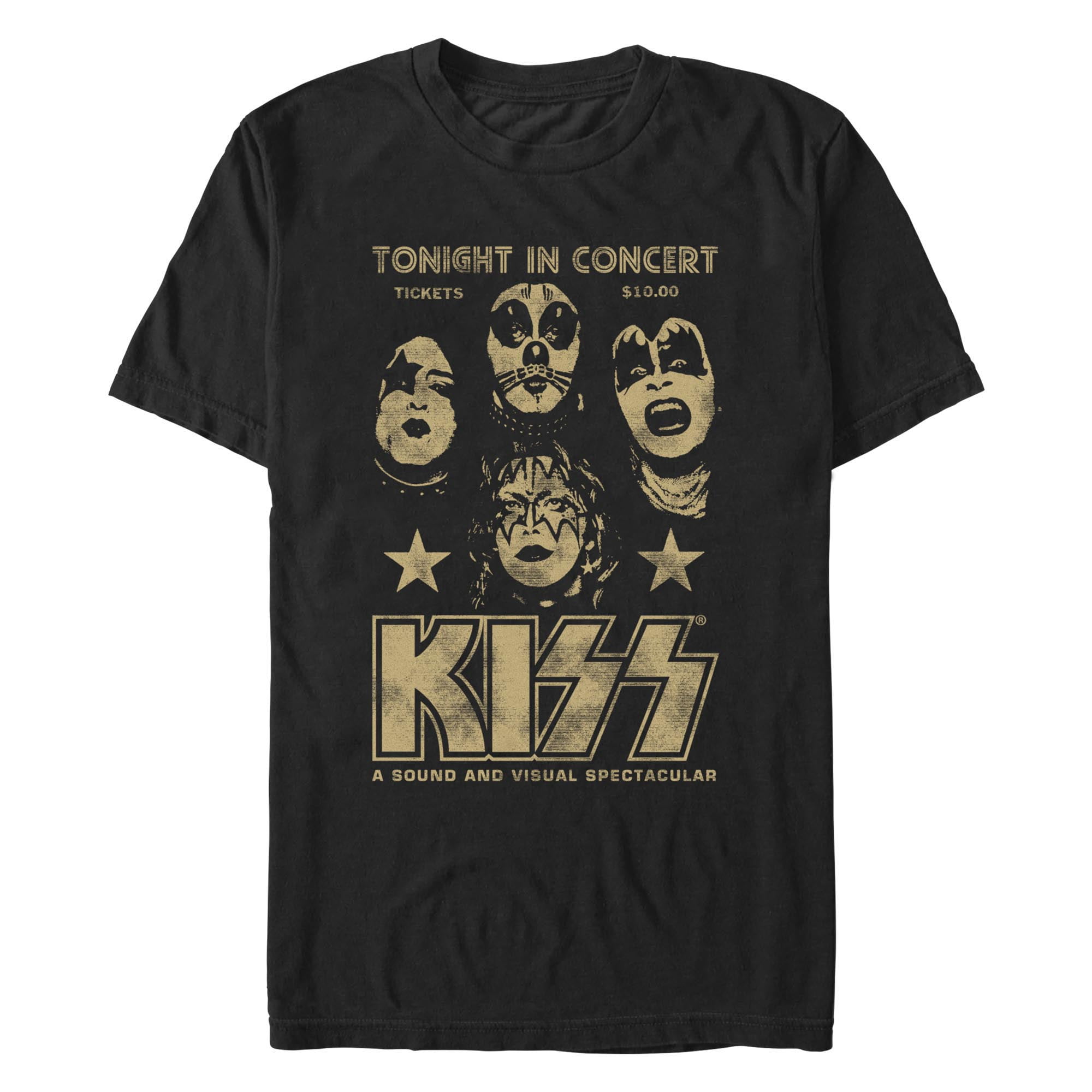 Men's KISS Tonight in Concert Graphic T-Shirt - Walmart.com