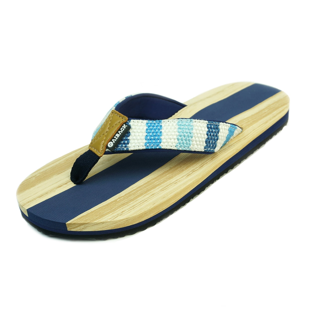 Men's Kaiback Surfside Casual Beach & Pool Flip Flops | Lightweight and ...