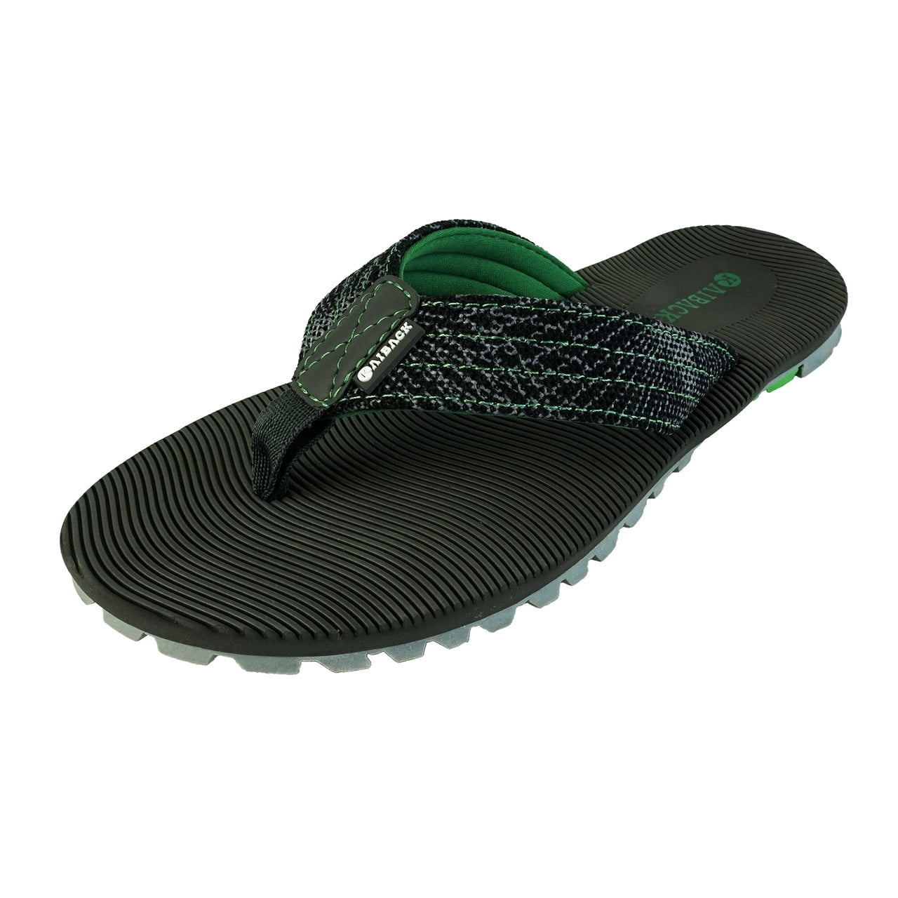 Men's Kaiback Wave Sport Flip Flops | Heavy-Duty Rubber Outdoor Sandals ...