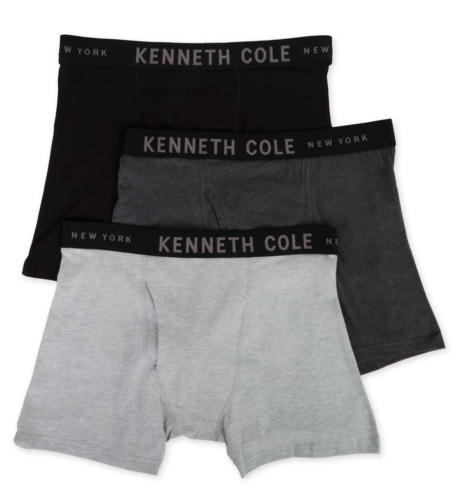 Men's Kenneth Cole 52W1000 Classic Fit Cotton Stretch Boxer Brief - 3 ...