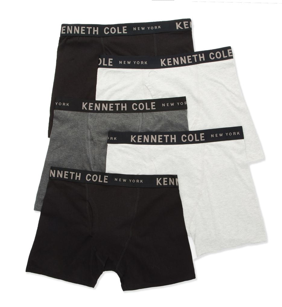 Men's Kenneth Cole 52W1018 Classic Fit Cotton Stretch Boxer Brief - 5 ...