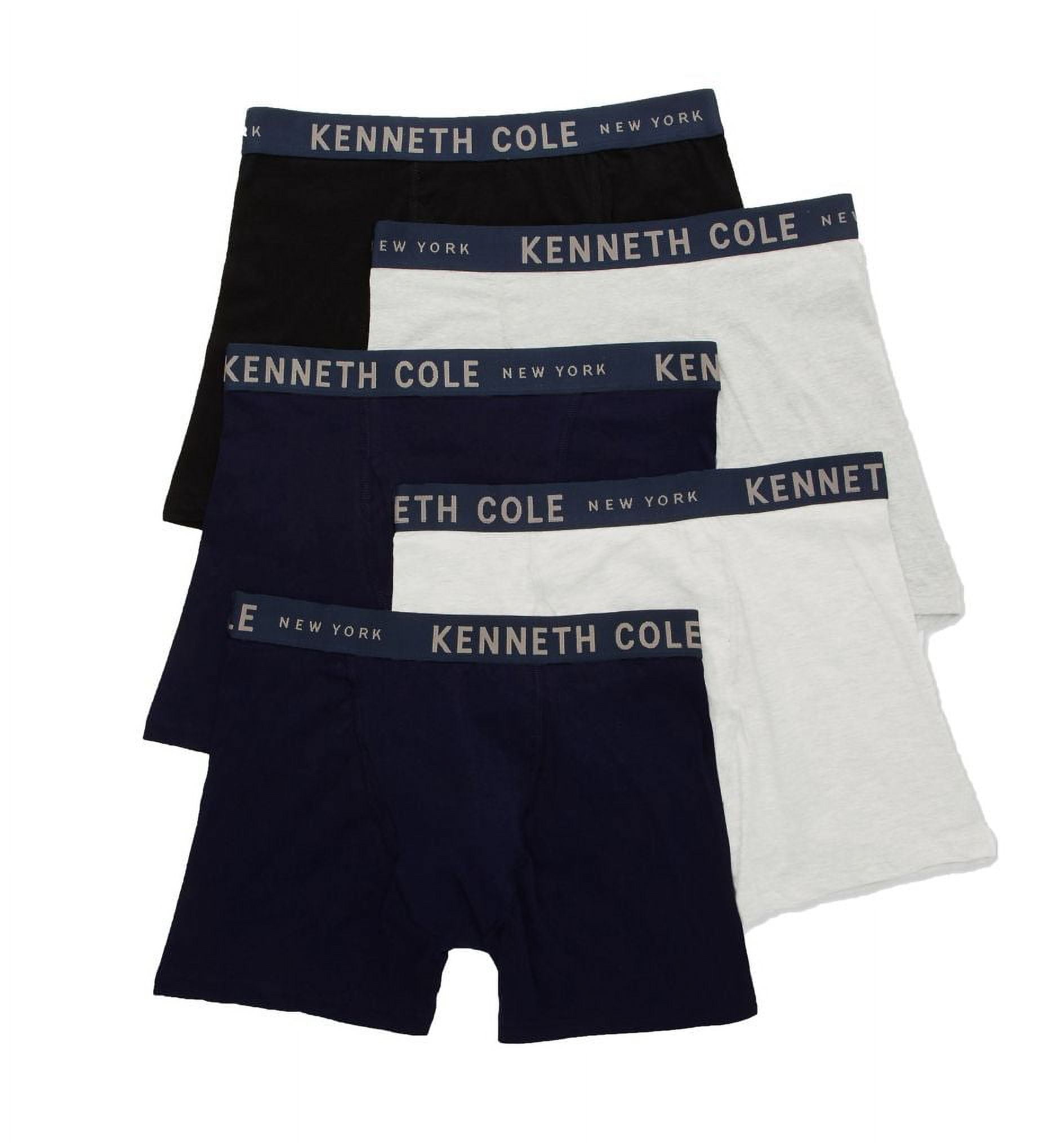 Men's Kenneth Cole 52W1018 Classic Fit Cotton Stretch Boxer Brief - 5 ...