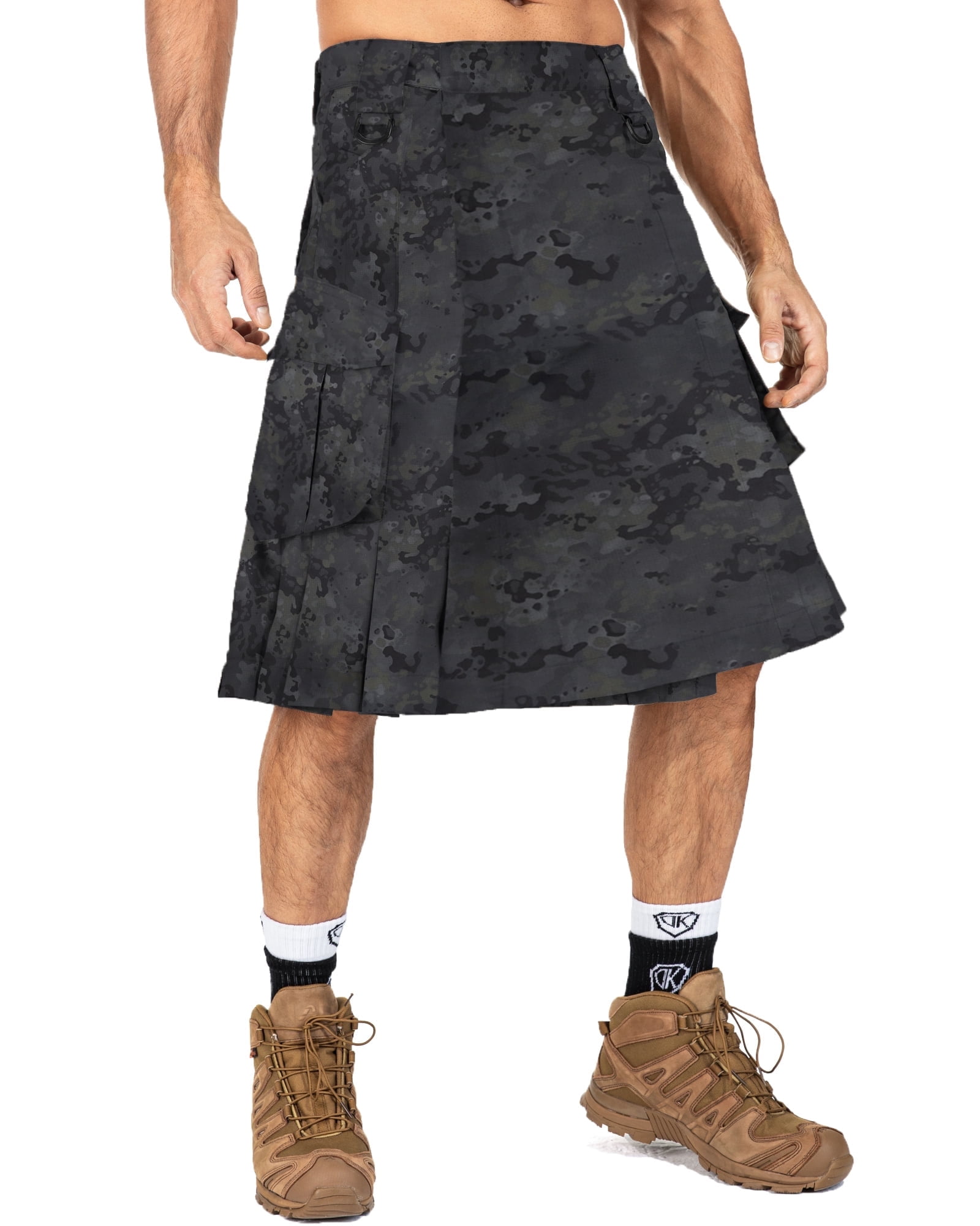 Men's Kilt Camo Scottish Utility Kilt, 25" Mens Kilt, Irish Highland ...