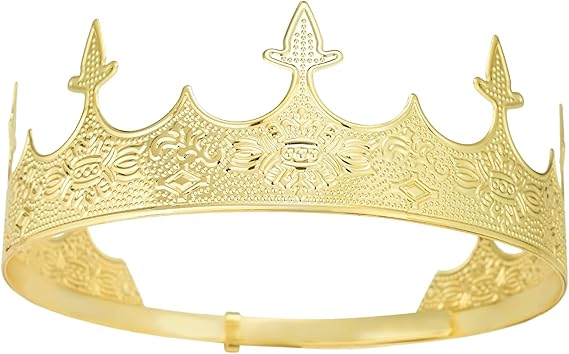 Men's King Crown Costume Headpiece,Halloween, Cosplay, Birthday Party ...