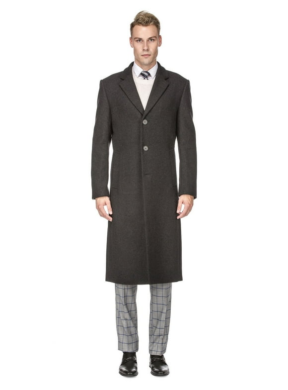 Knee Length Coat Mens