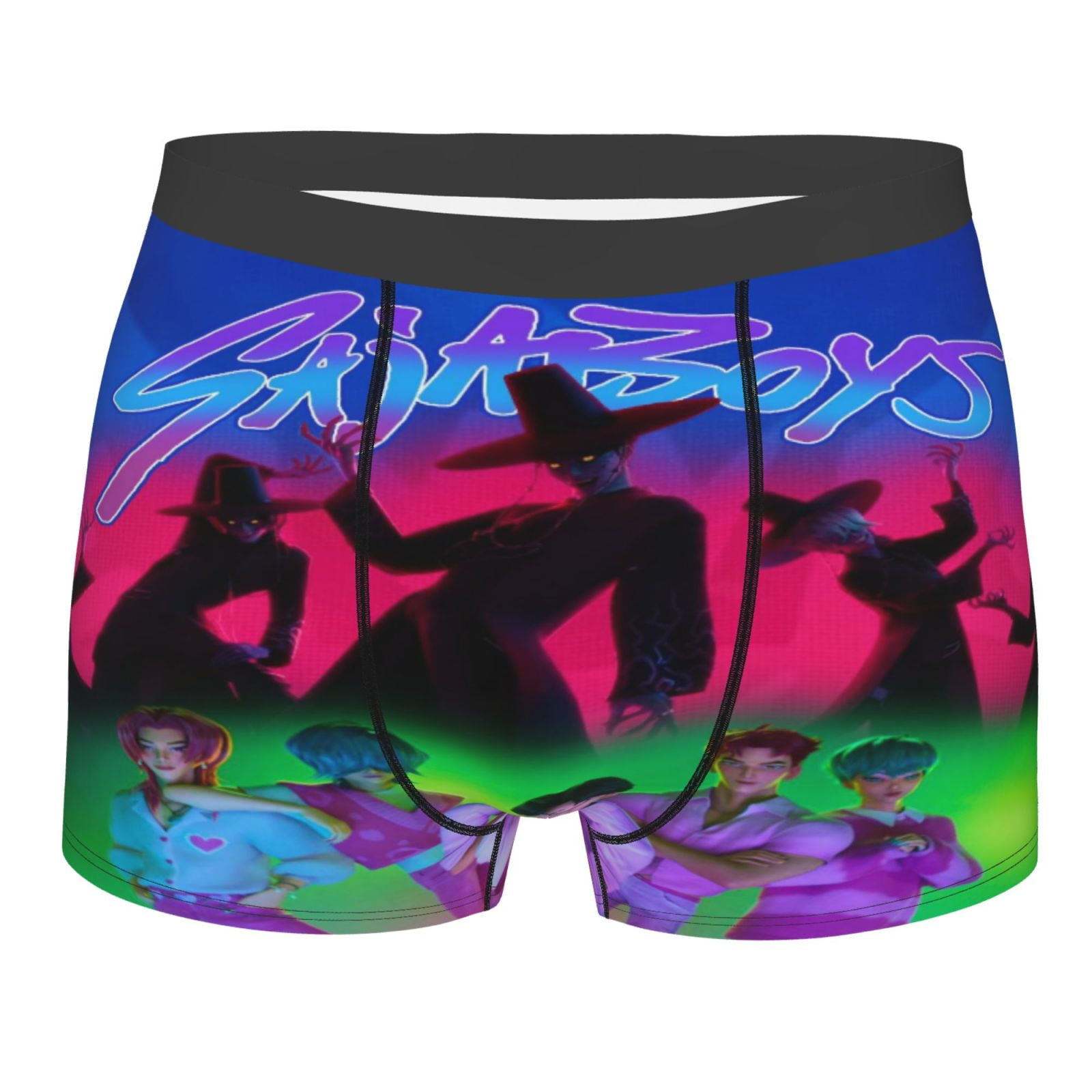 Men's Kpo-p Demon Hun-ter Boxer Briefs Funny Cartoon Boxers Underwear ...