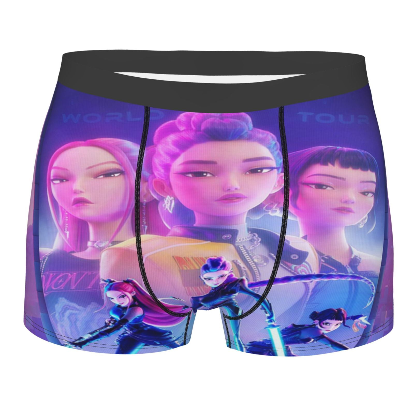 Men's Kpo-p Demon Hun-ter Boxer Briefs Funny Cartoon Boxers Underwear ...