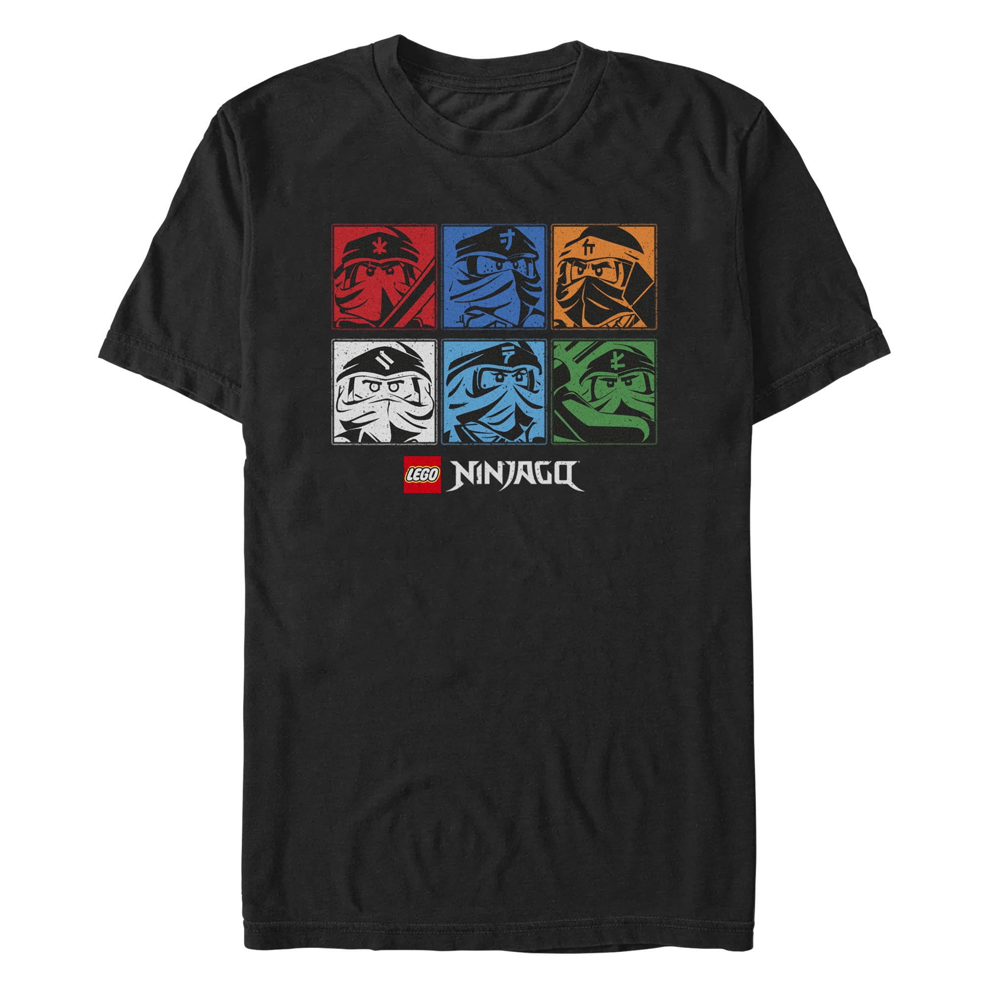 Men's LEGO: Ninjago Character Portraits Graphic T-Shirt - Walmart.com