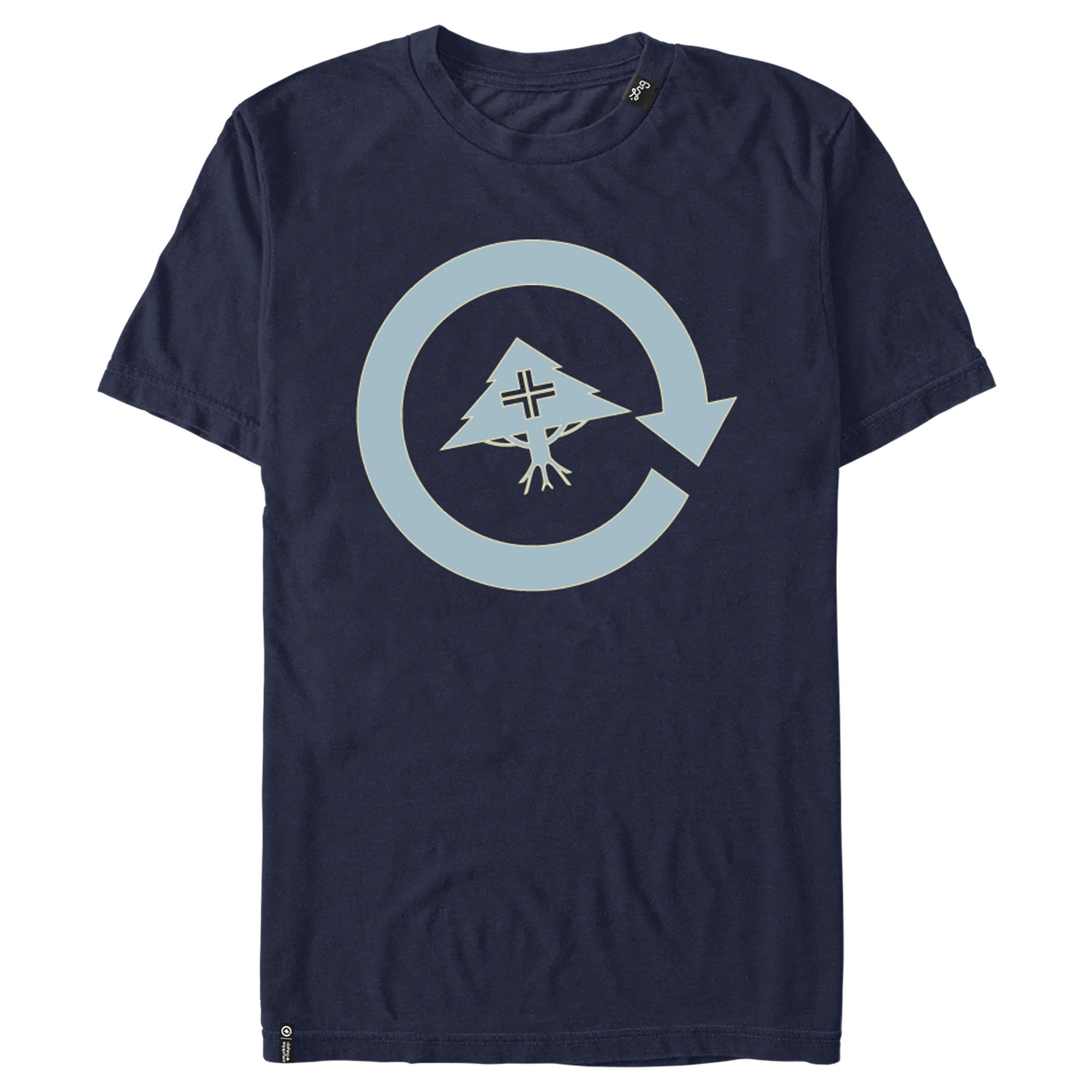 Men's LRG Tree and Arrow Logo Graphic Tee Navy Blue Large - Walmart.com