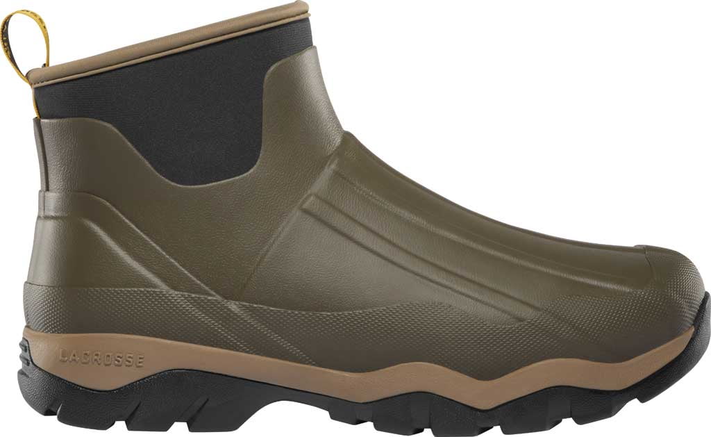 Men's LaCrosse Alpha Muddy 6" Mid Rubber Boot Stone Neoprene/Rubber 15 ...