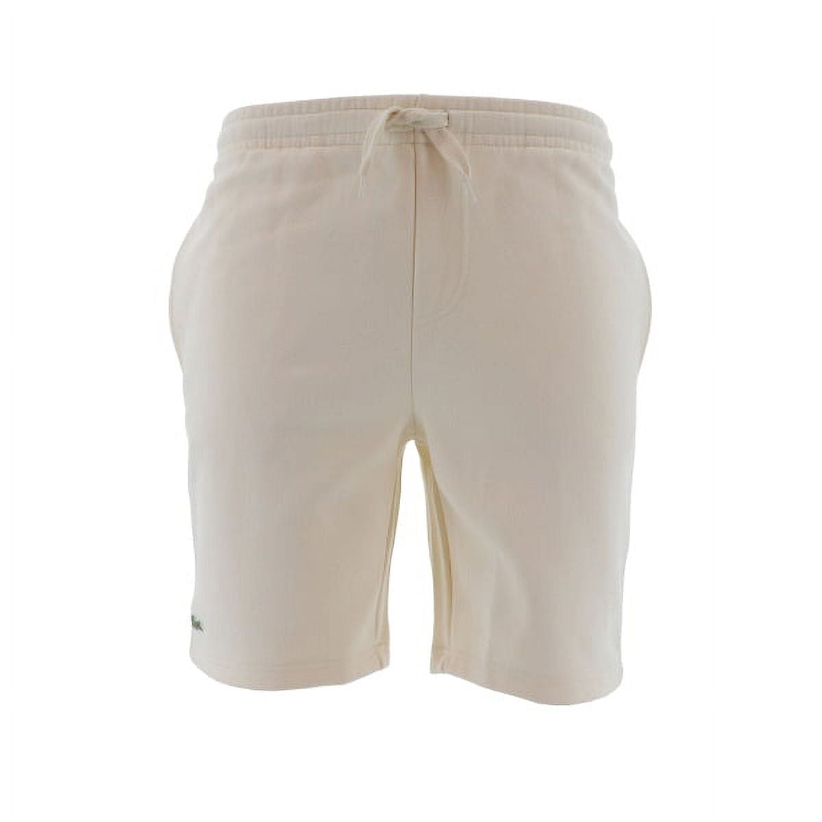 Men's Lacoste Cream Sport Tennis Fleece Shorts - 9/4XL - Walmart.com