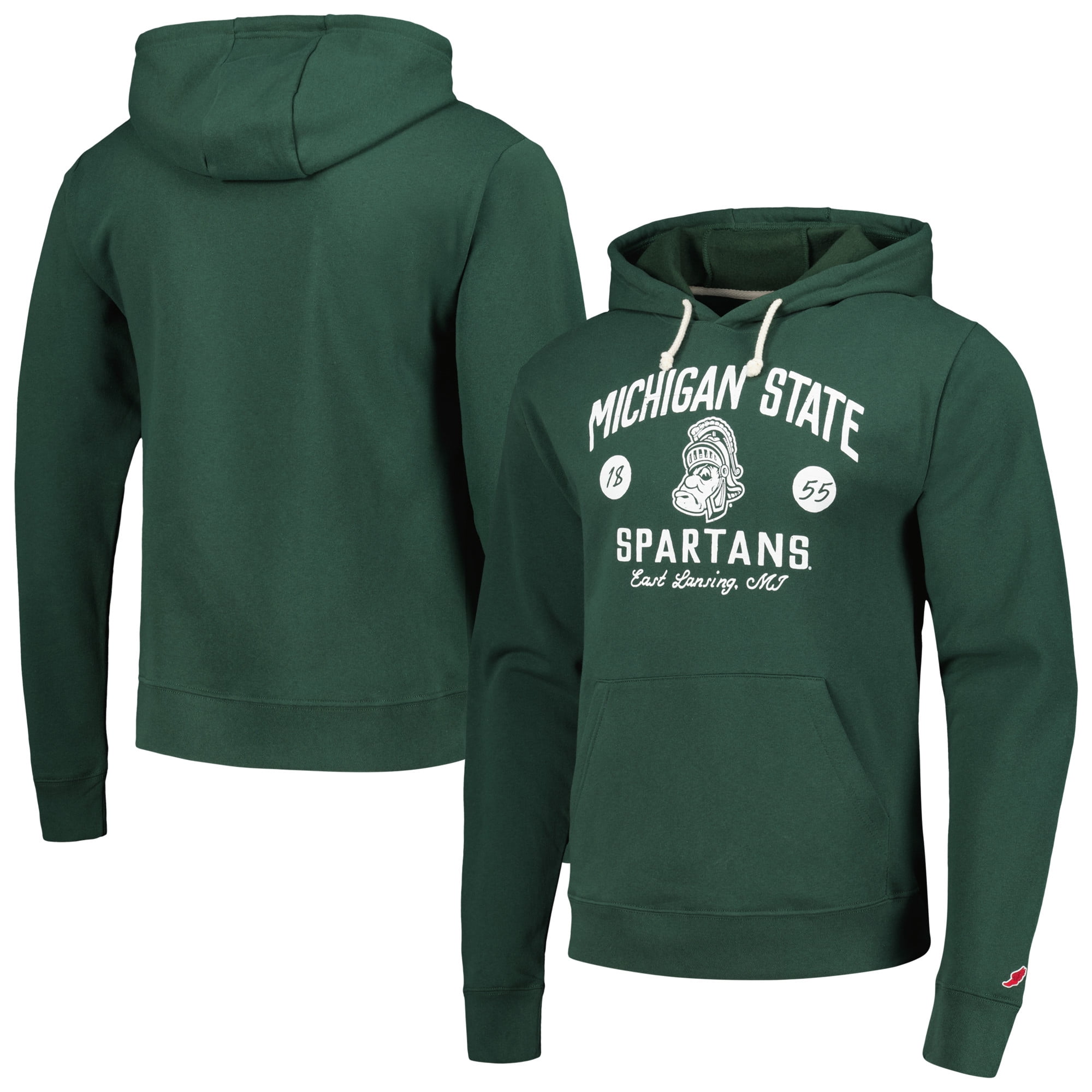 Men's League Collegiate Wear Green Michigan State Spartans Bendy Arch ...