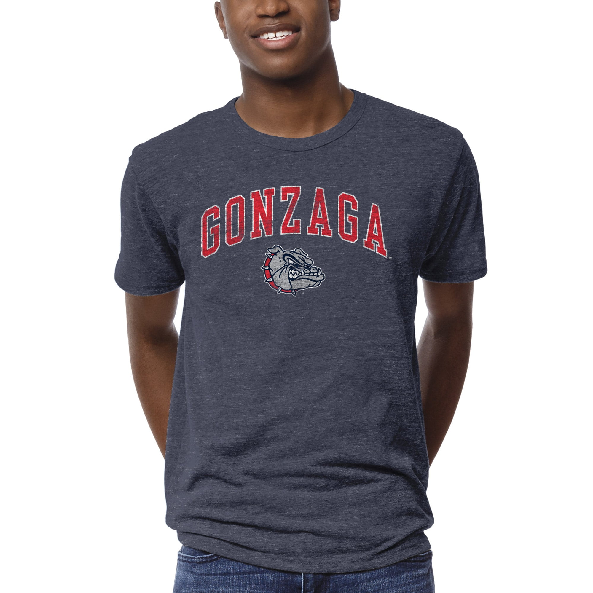 Men's League Collegiate Wear Heather Navy Gonzaga Bulldogs 1965 Victory ...