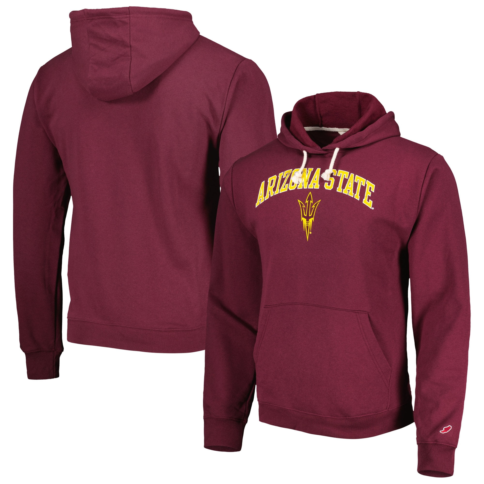 Men's League Collegiate Wear Maroon Arizona State Sun Devils Arch ...
