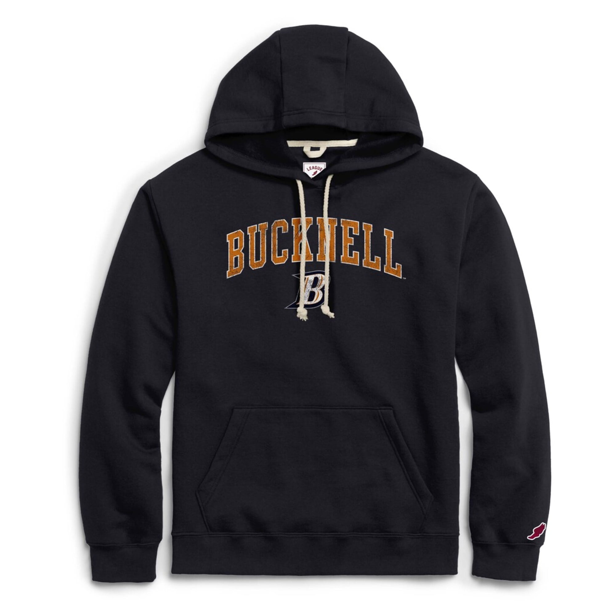 Men's League Collegiate Wear Navy Bucknell Bison Essential Fleece ...