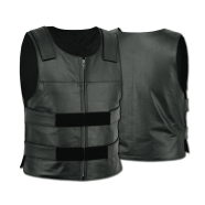 Maxam Medium Buffalo Leather Motorcycle Vest for Men - Stylish, Fuel ...