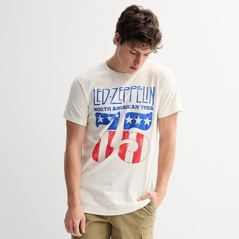 Men's Led Zeppelin '75 Tour Tee - Walmart.com