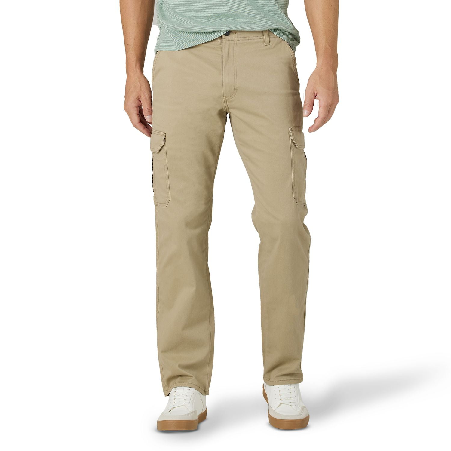 Men's Lee® Extreme Motion MVP Straight Fit Cargo Pants Color: Kc Khaki ...