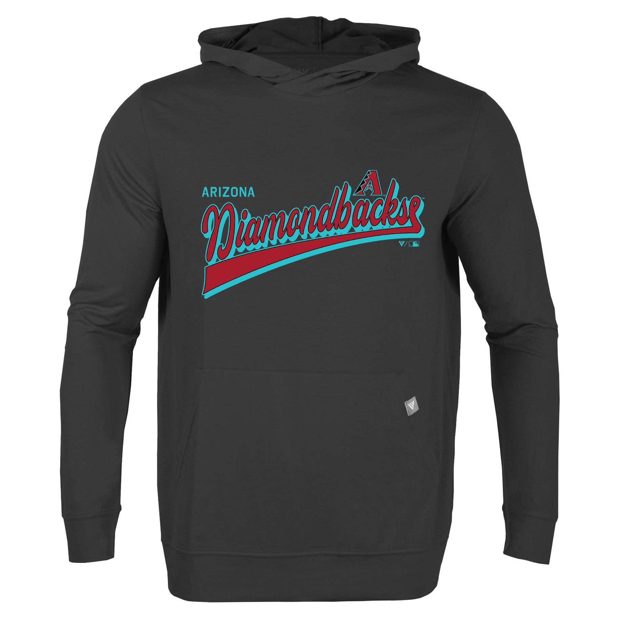 Men's Levelwear Black Arizona Diamondbacks Relay 2.0 Retro Pullover ...