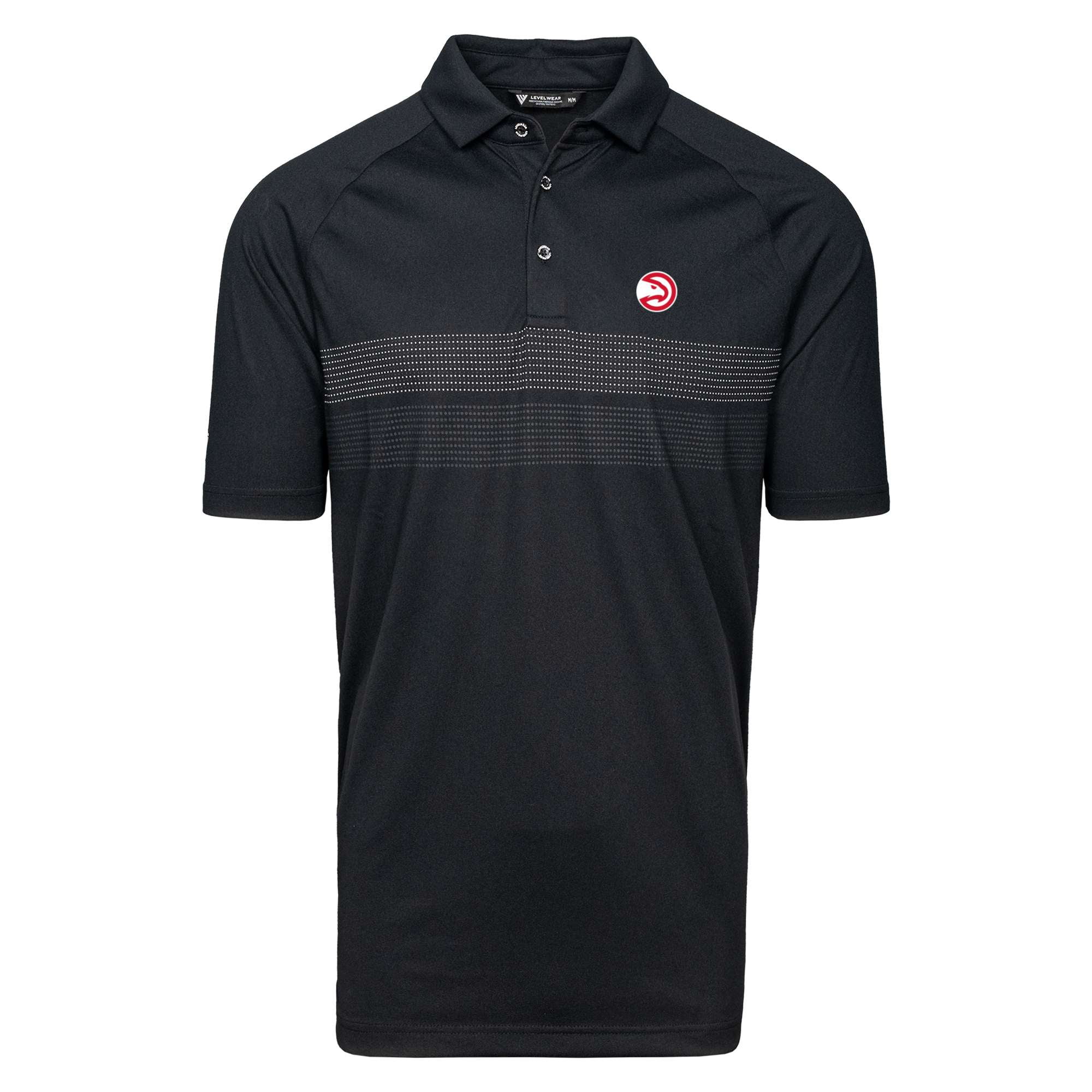 Men's Levelwear Black Atlanta Hawks Mason Insignia Core Polo - Walmart.com