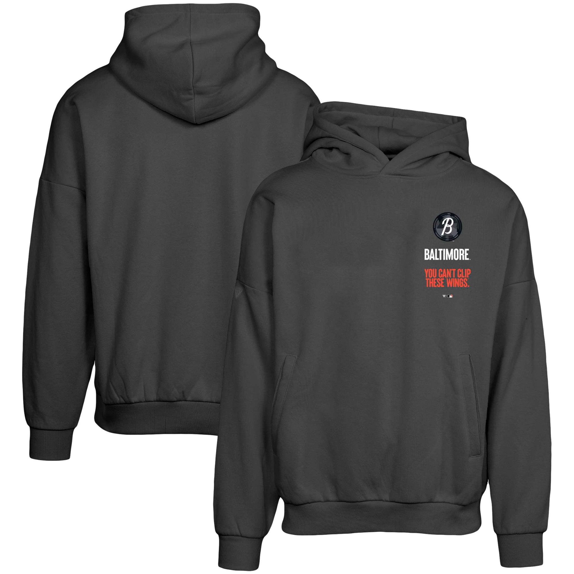Men's Levelwear Black Baltimore Orioles City Connect Contact Baseline Pullover Hoodie - Walmart.com
