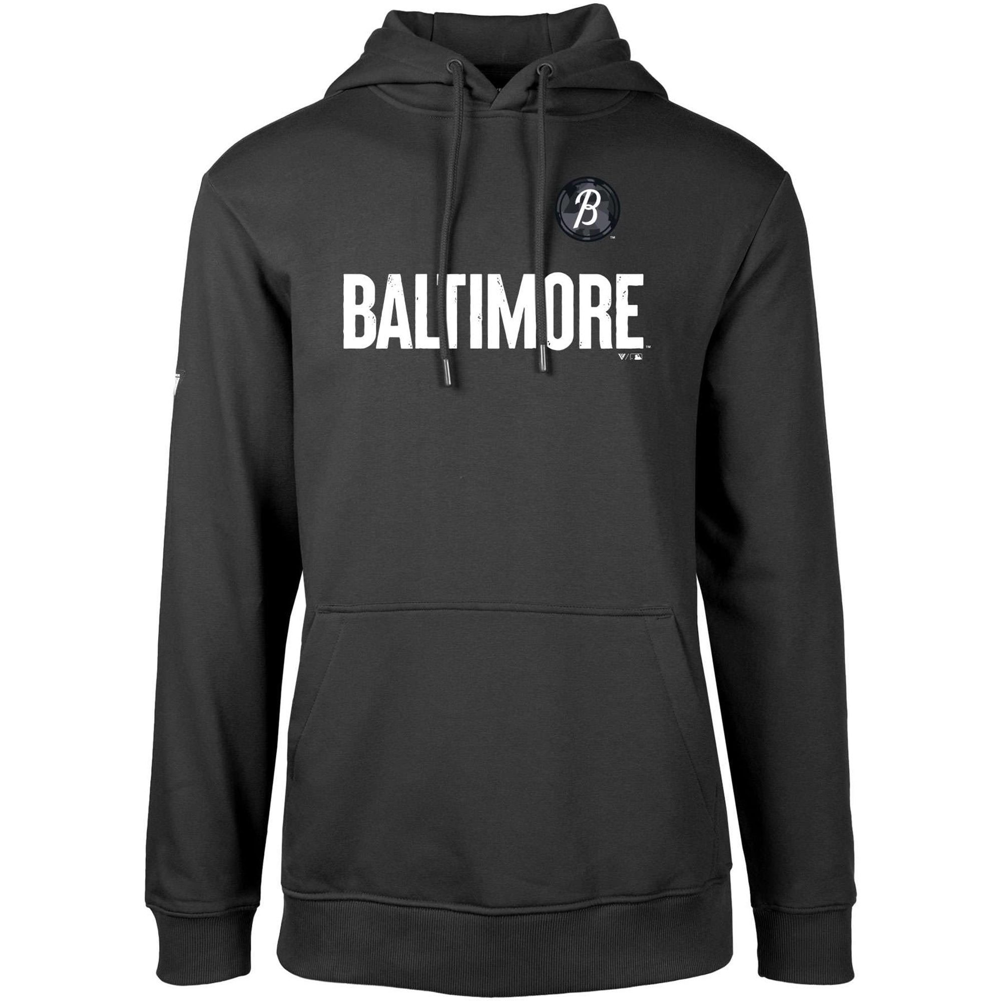 Men's Levelwear Black Baltimore Orioles City Connect Podium Core Logo ...