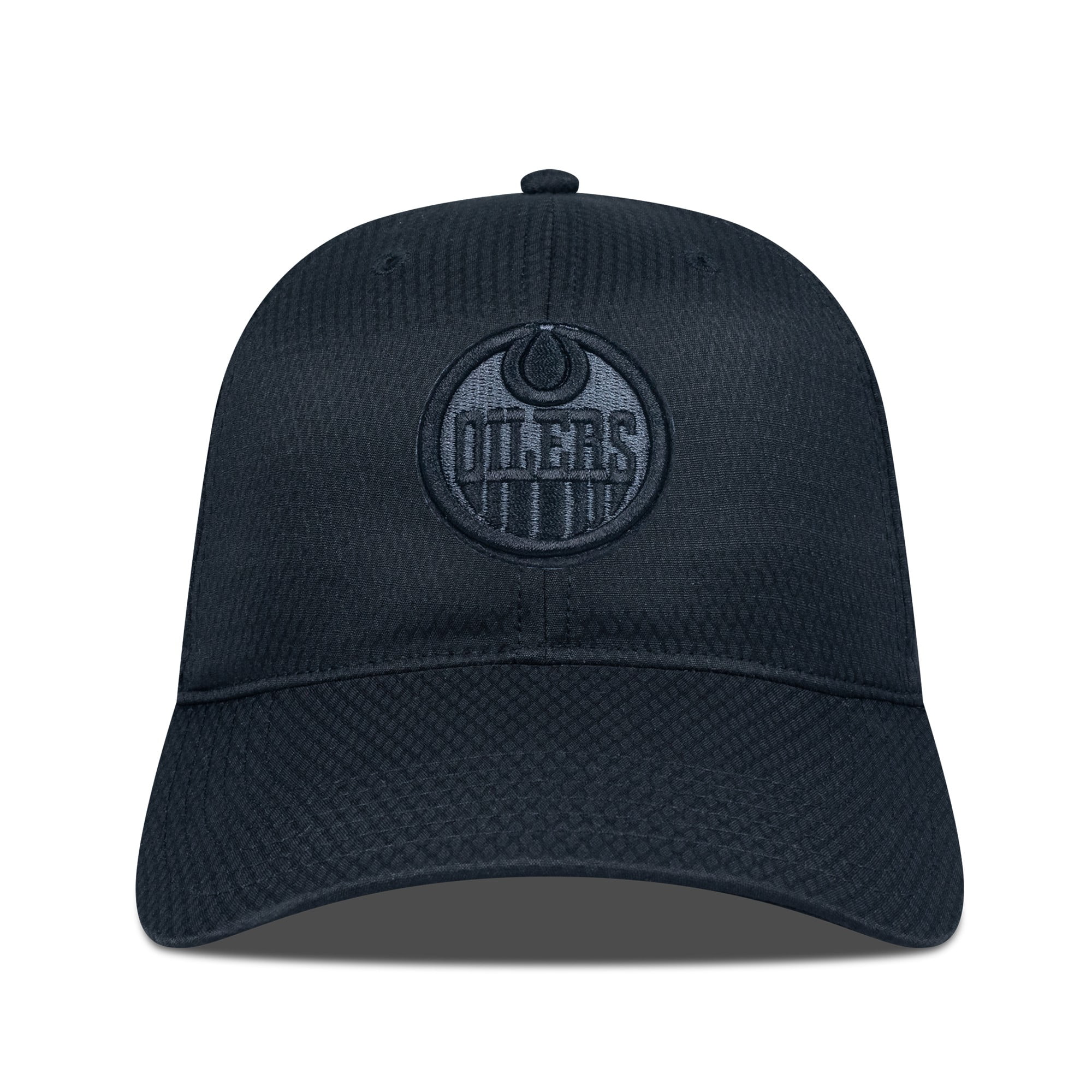 Men's Levelwear Black Edmonton Oilers Matrix Nightfall Blackout Patch ...