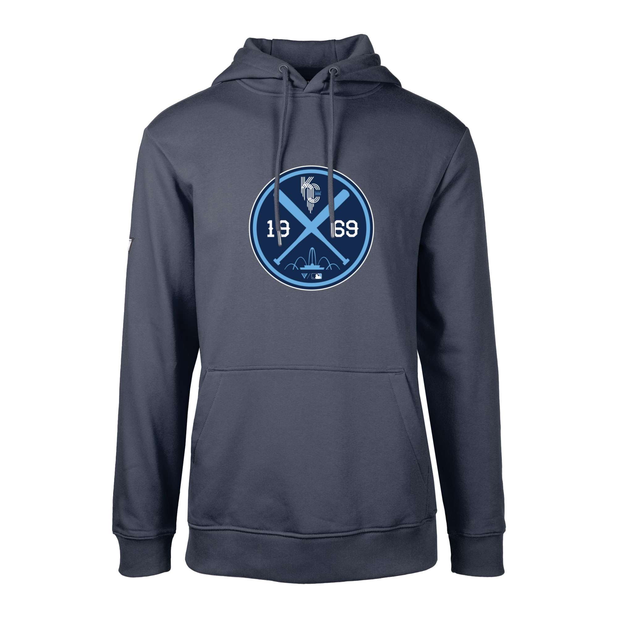 Men's Levelwear Navy Kansas City Royals City Connect Podium Strike Pullover Hoodie - Walmart.com