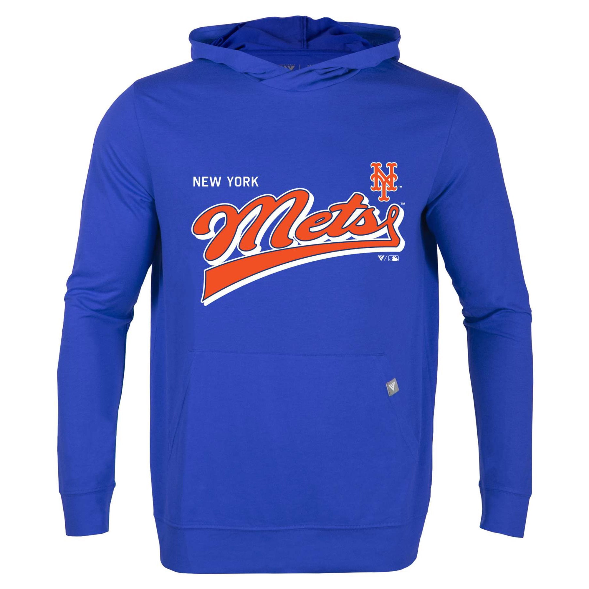 Men's Levelwear Royal New York Mets Relay 2.0 Retro Pullover Hoodie ...