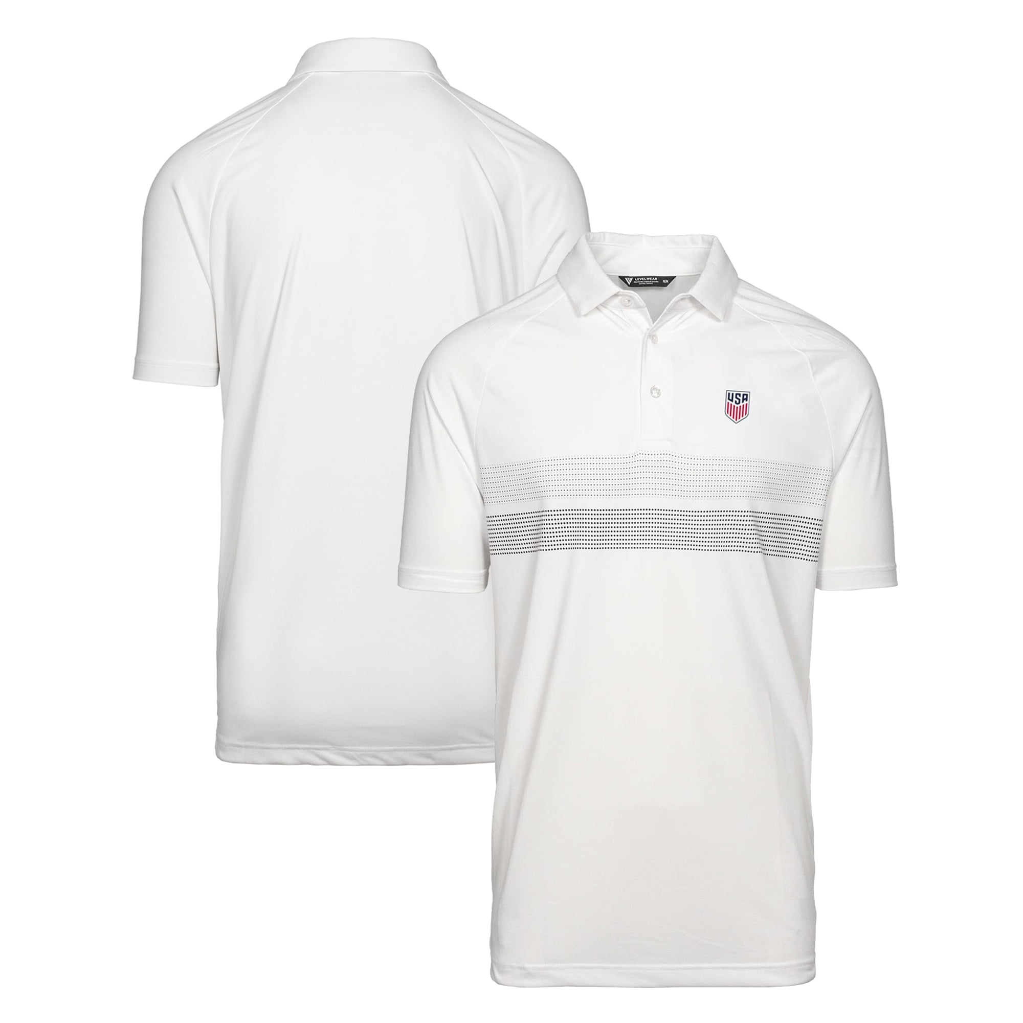 Men's Levelwear White USMNT Mason Insignia Polo - Walmart.com