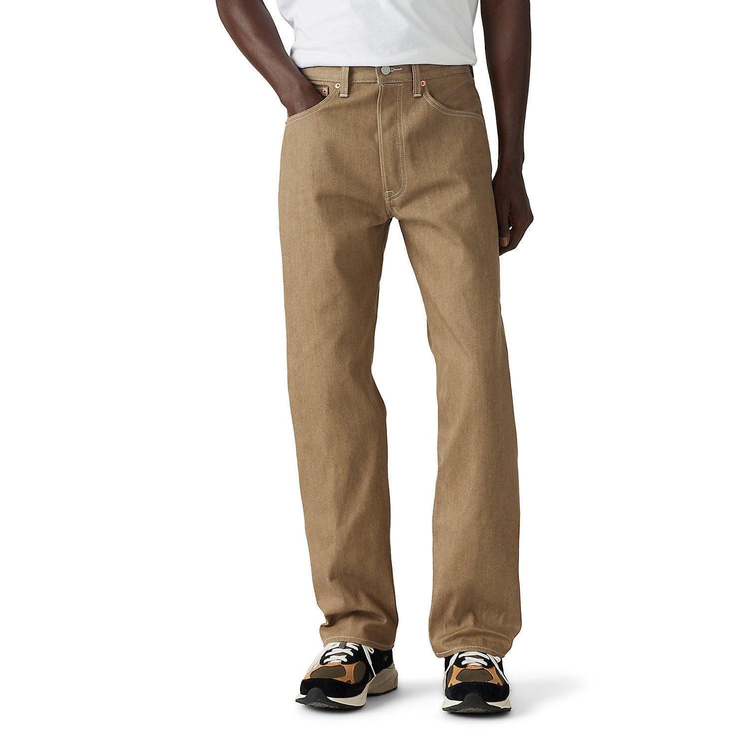 Levi's Men's 501& Original Shrink-To-Fit& Straight Rigid Denim Jeans ...