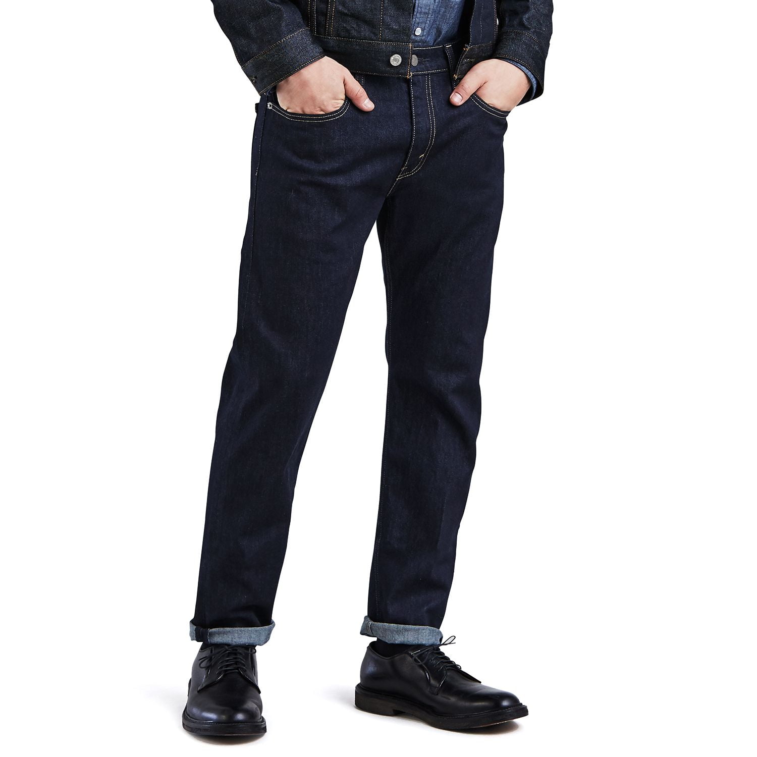 Men's Levi's® 502™ Regular Taper Stretch Jeans Color: Dark Hollow Size: 31X30 - Walmart.com