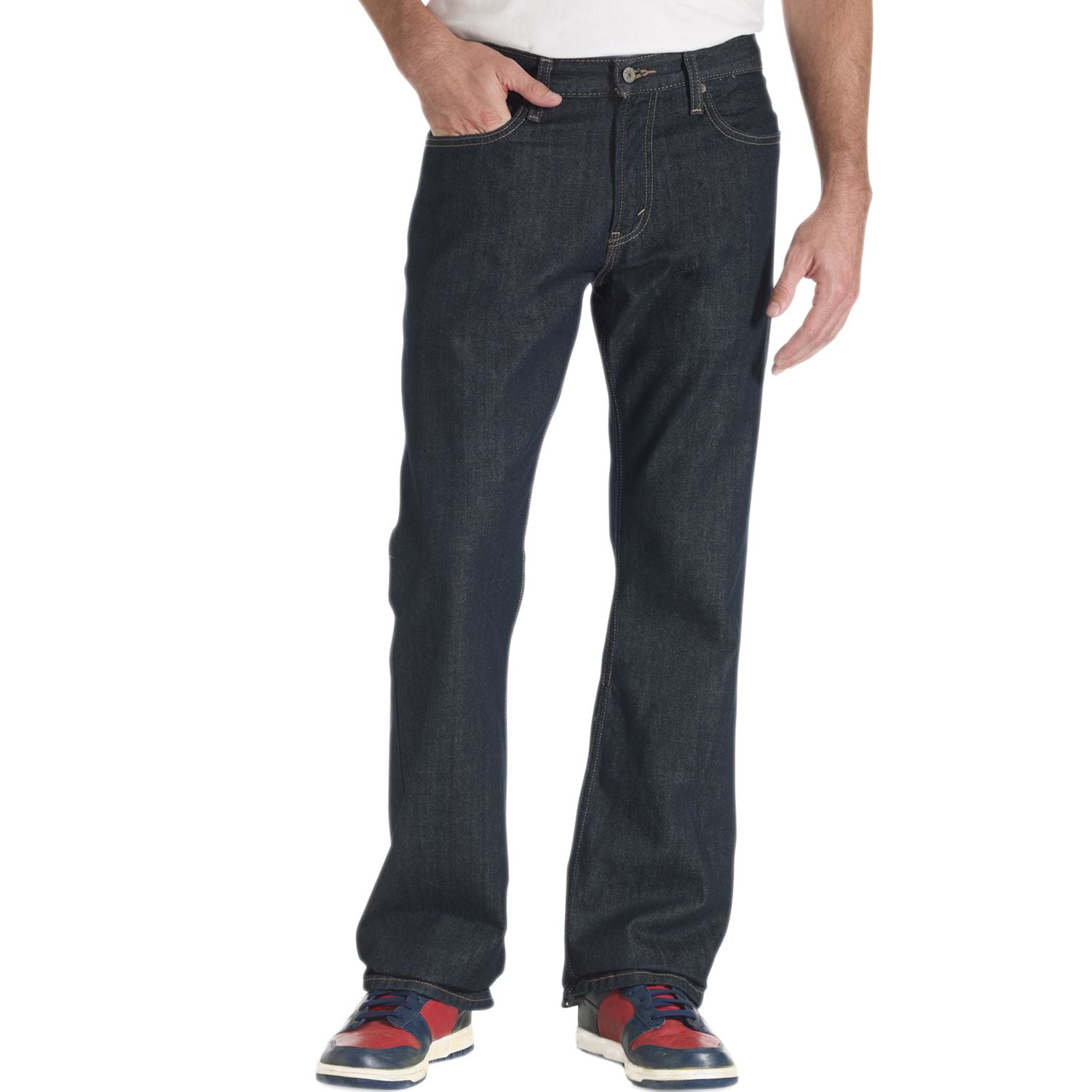 Men's Levi's® 527™ Slim Bootcut Jeans Color: Tumbled Rigid Size: 34X34 ...